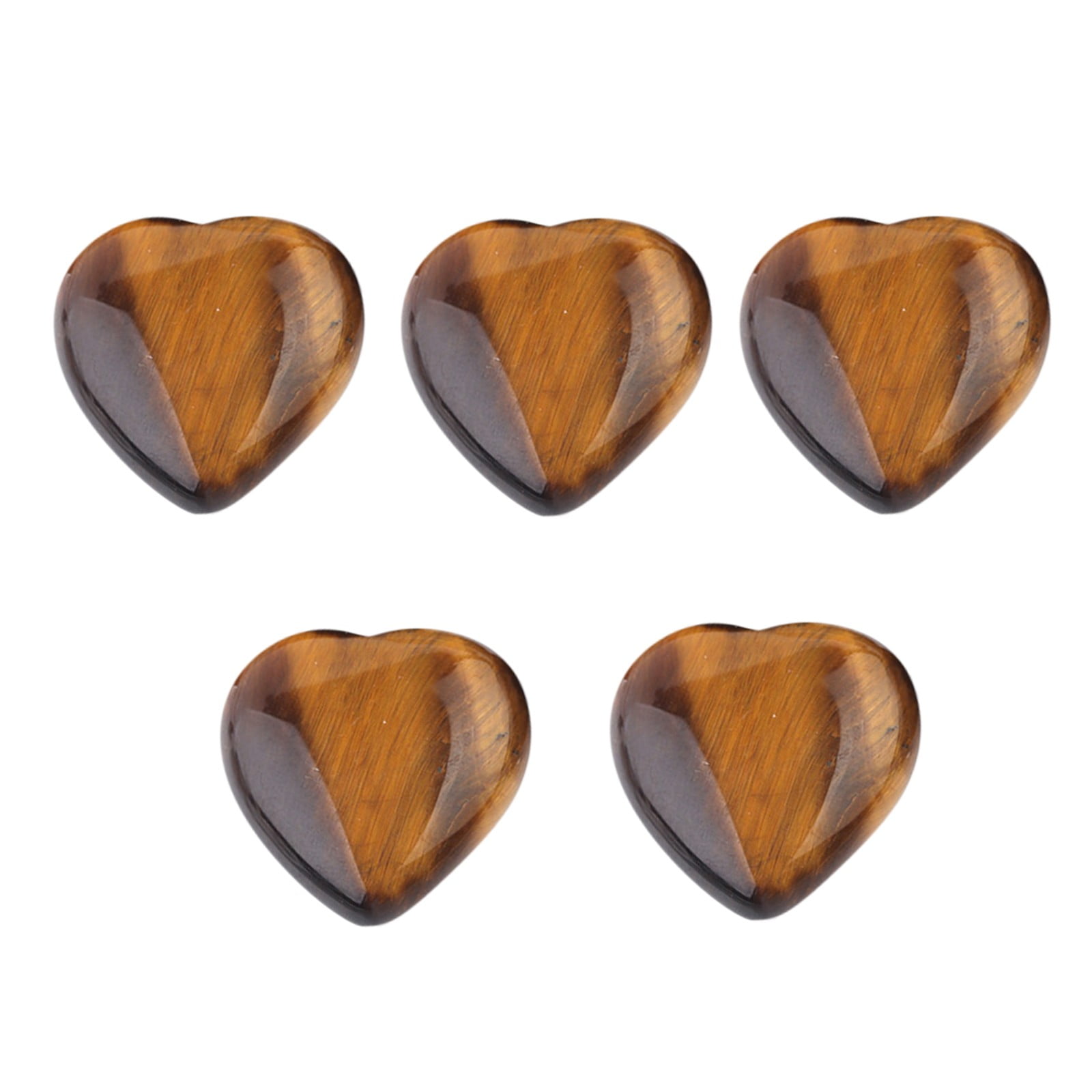 iOPQO Decorative Stones Natural Heart Shaped Polished Heart Shaped Gem ...