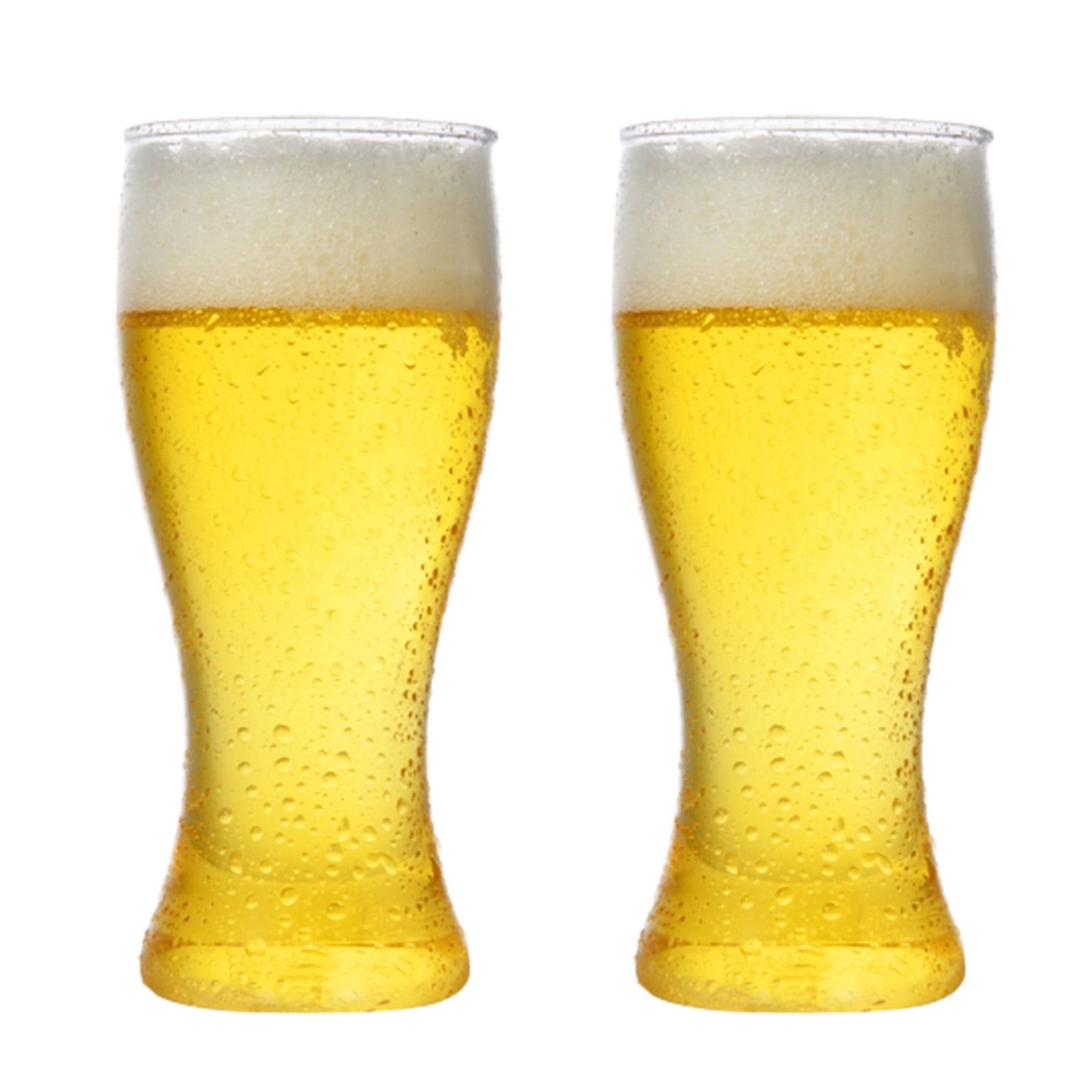 iOPQO Glass Host Glass, Freezer Gel Chiller Double Wall Frozen Pint ...