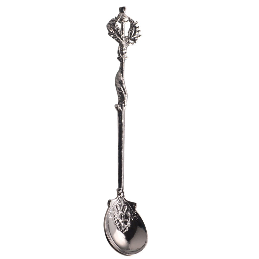 iOPQO Kitchen Gadgets Spoons Vintage Royal Palace Carved Tea Coffee Ice ...