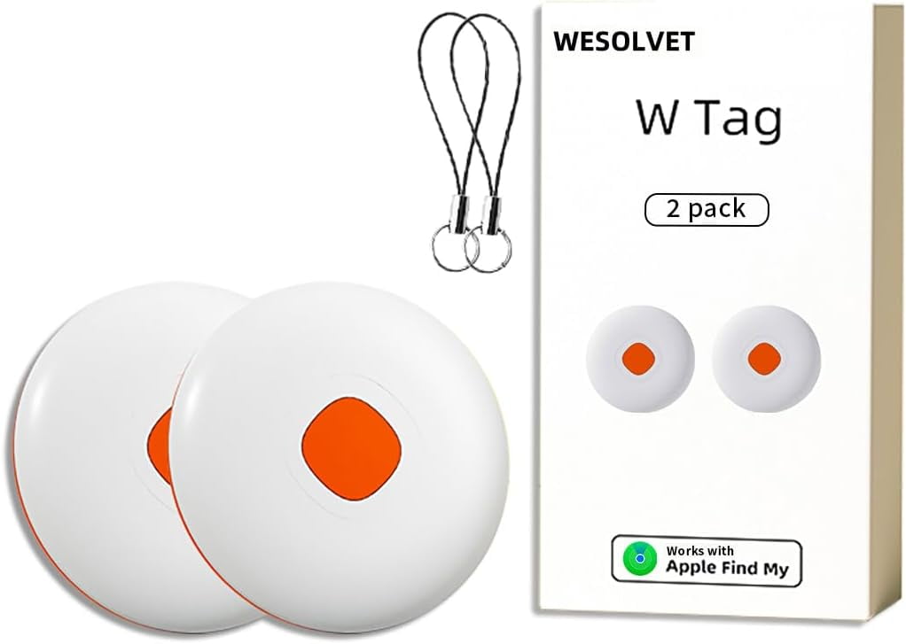 iOS Air Mini Tracker Smart localizador Locator Tag 2 Pack Works with ...