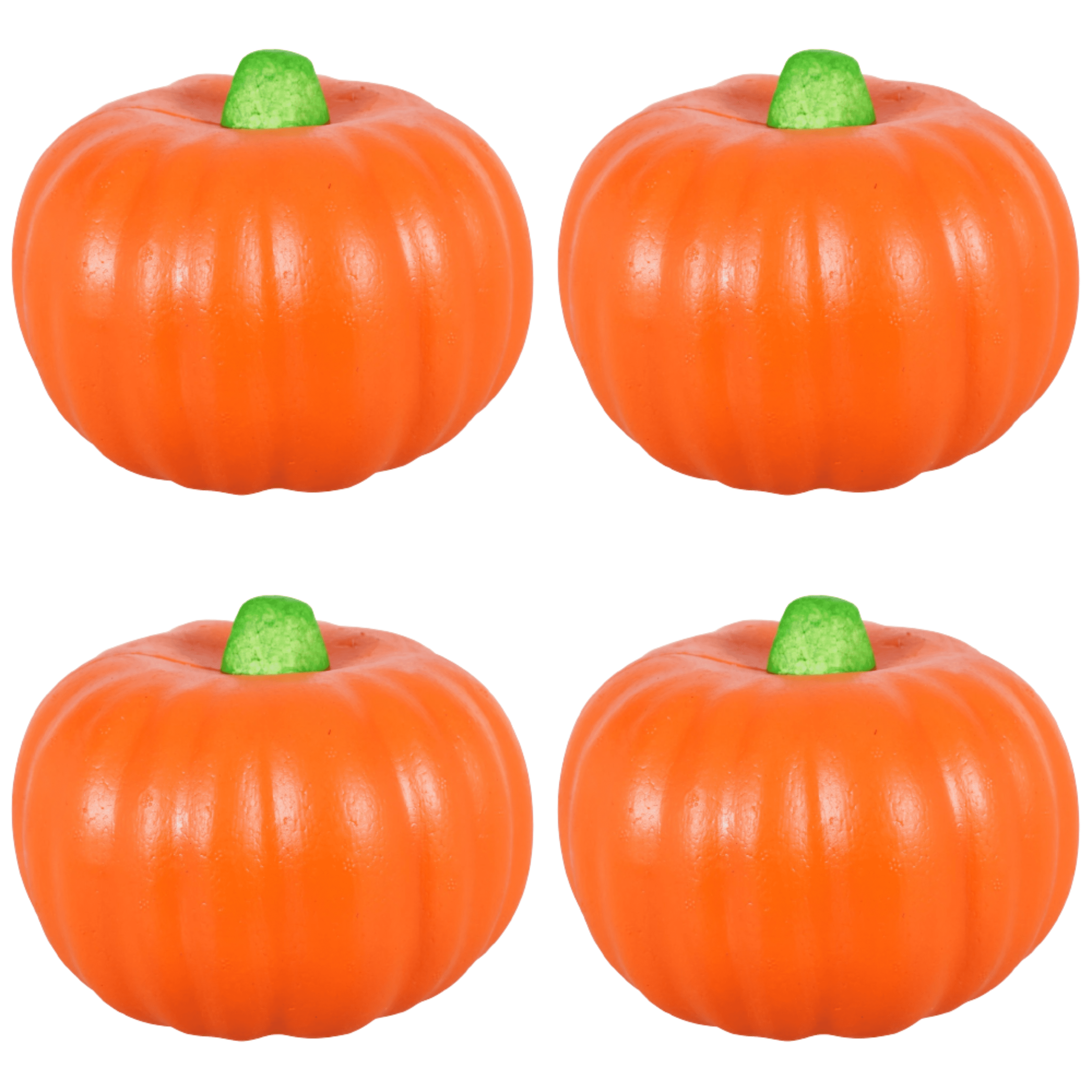 iOS Fall and Halloween Orange Carvable Crafting Foam Pumpkins, 5.5x4.5 ...