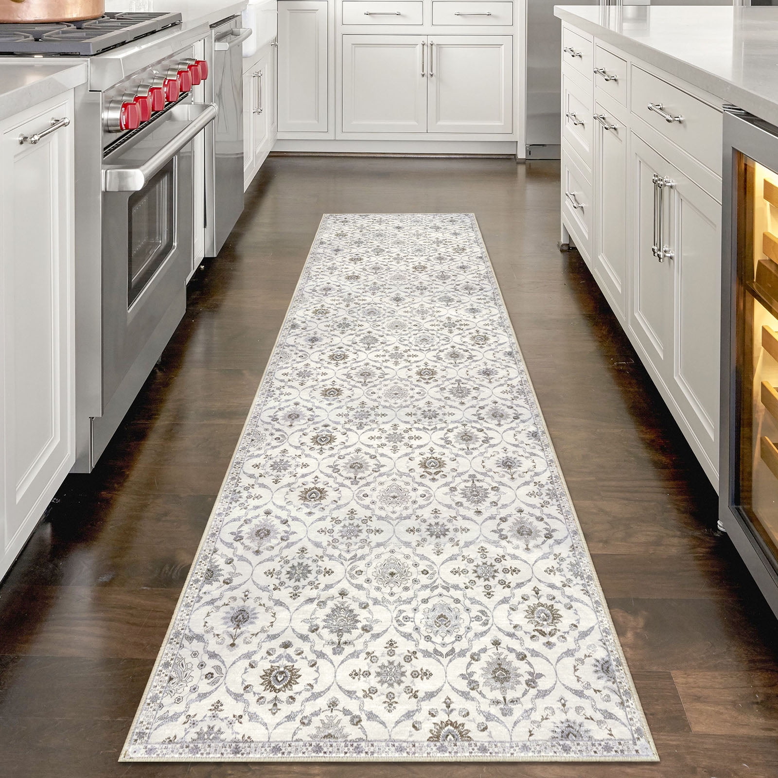 iOhouze 2x7 Runner Rug Washable Runners Low Pile Soft Non-Slip Bedroom ...