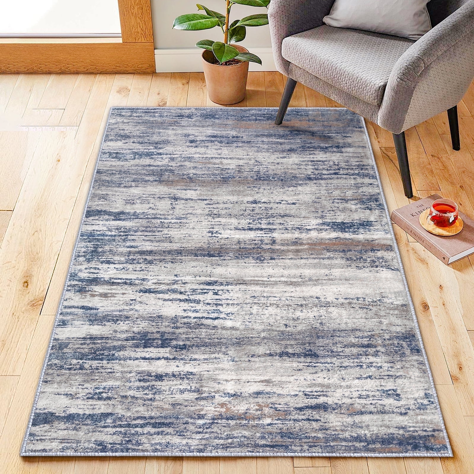 Free Shipping! iOhouze 3x5 Area Rug Modern Abstract Washable Rugs Non ...