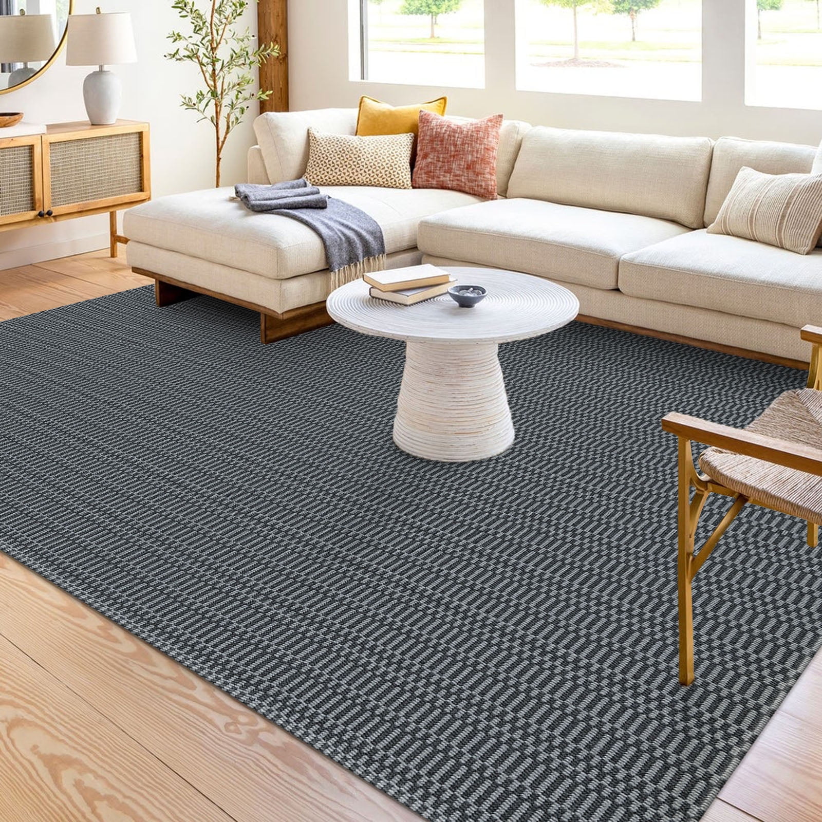 iOhouze 5x7 Washable Area Rugs for Livinging Room Dining Room Bedroom ...