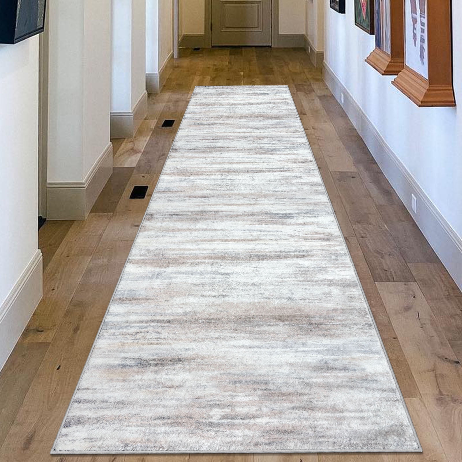 iOhouze Hallway Runner Rug 2.6x12 Washable Rug Runners Non Slip Kitchen ...