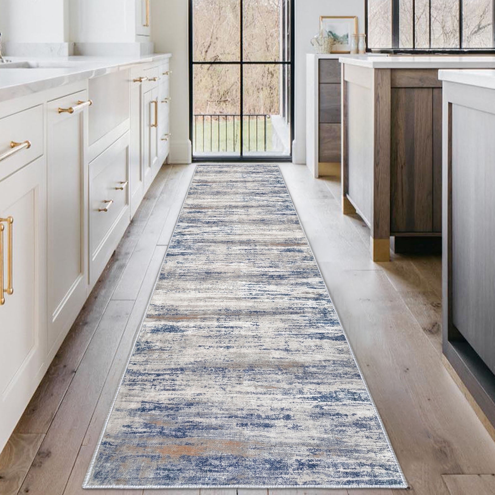 iOhouze Hallway Runner Rug 2x10 Washable Rug Runners Non Slip Kitchen ...