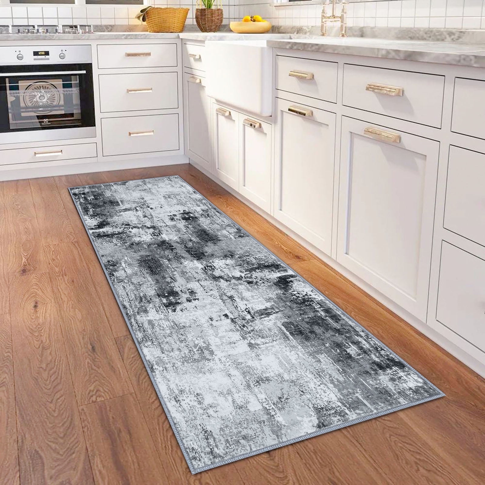 iOhouze Hallway Runner Rug 2x6 Washable Rug Runners Non Slip Kitchen ...