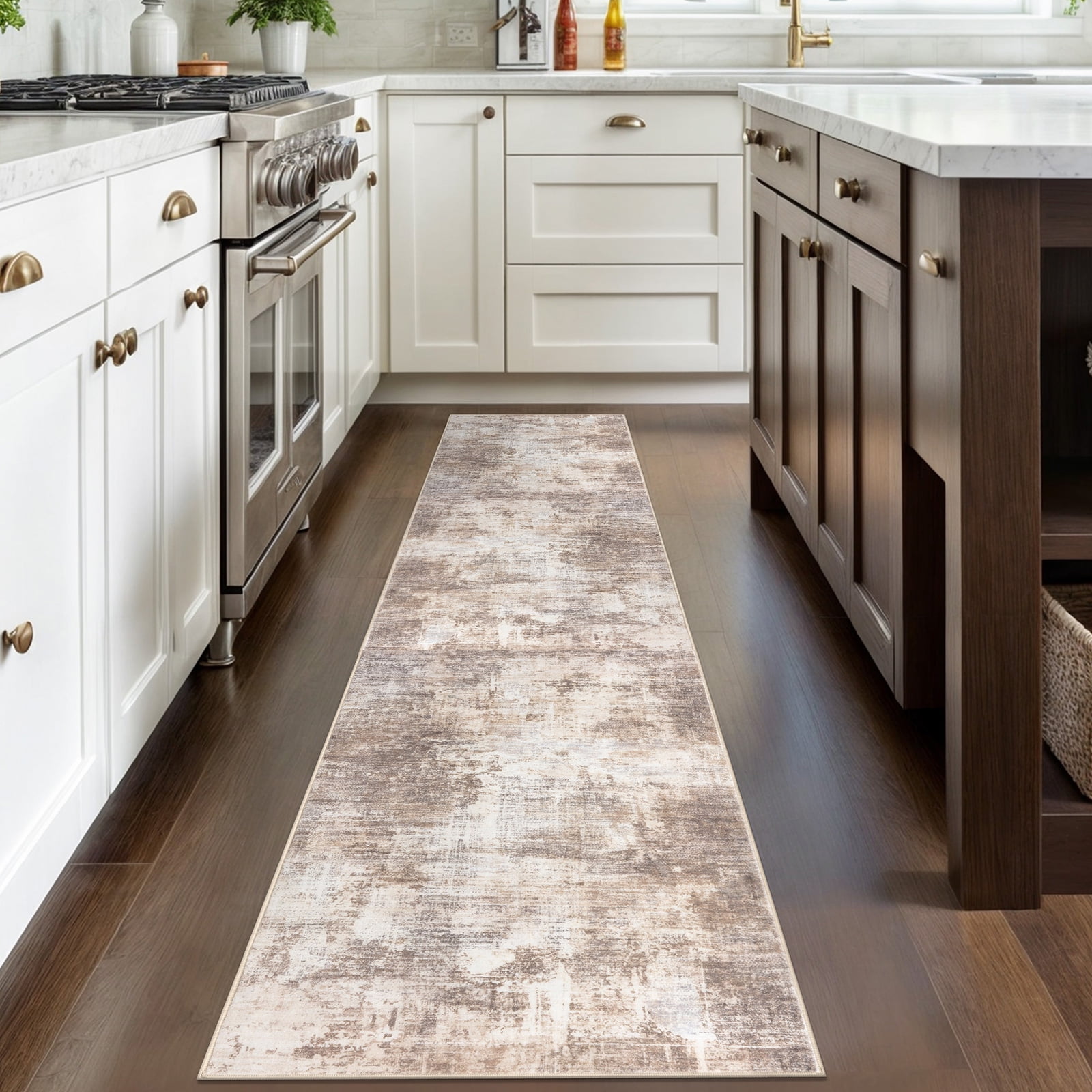 iOhouze Hallway Runner Rugs 2x8 Abstract Washable Runners Non Slip ...