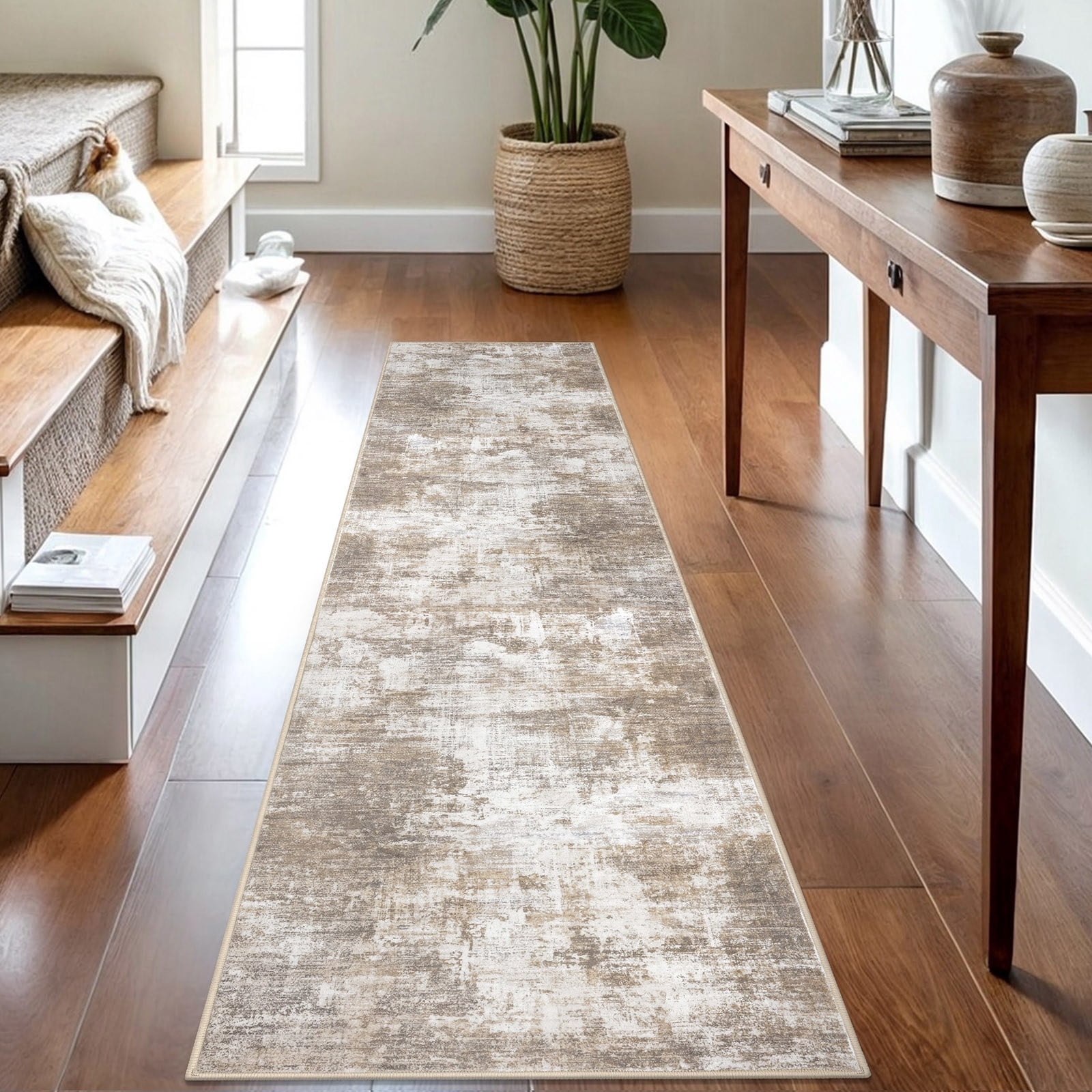 Free Shipping! iOhouze Hallway Runner Rug 2x8 Abstract Washable Low ...