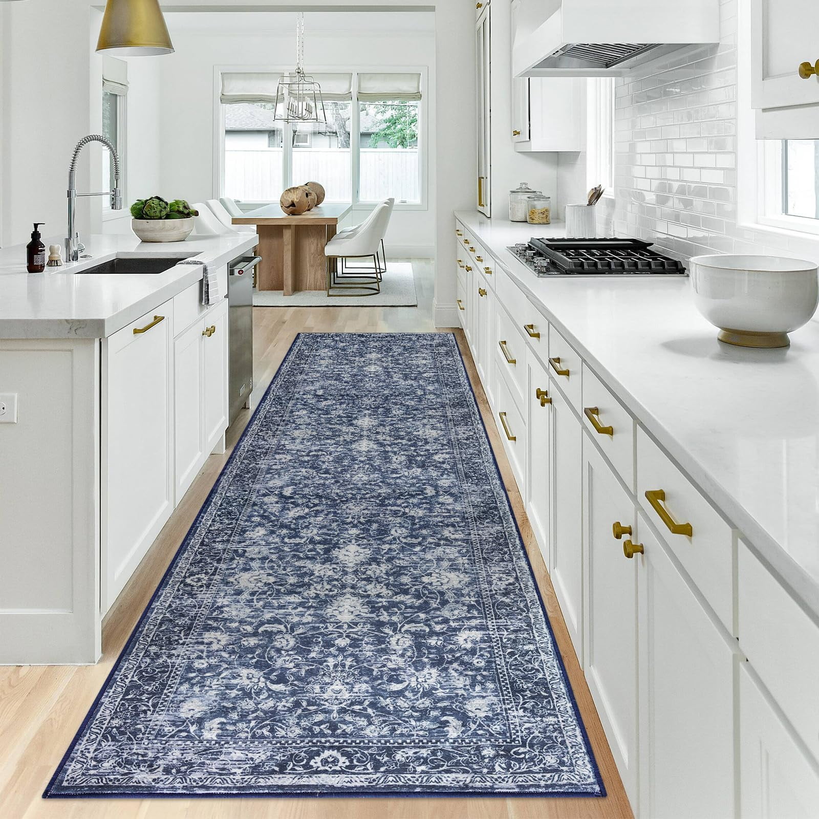 iOhouze Hallway Runners 2.6x10 Washable Rug Runner Kitchen Runners ...