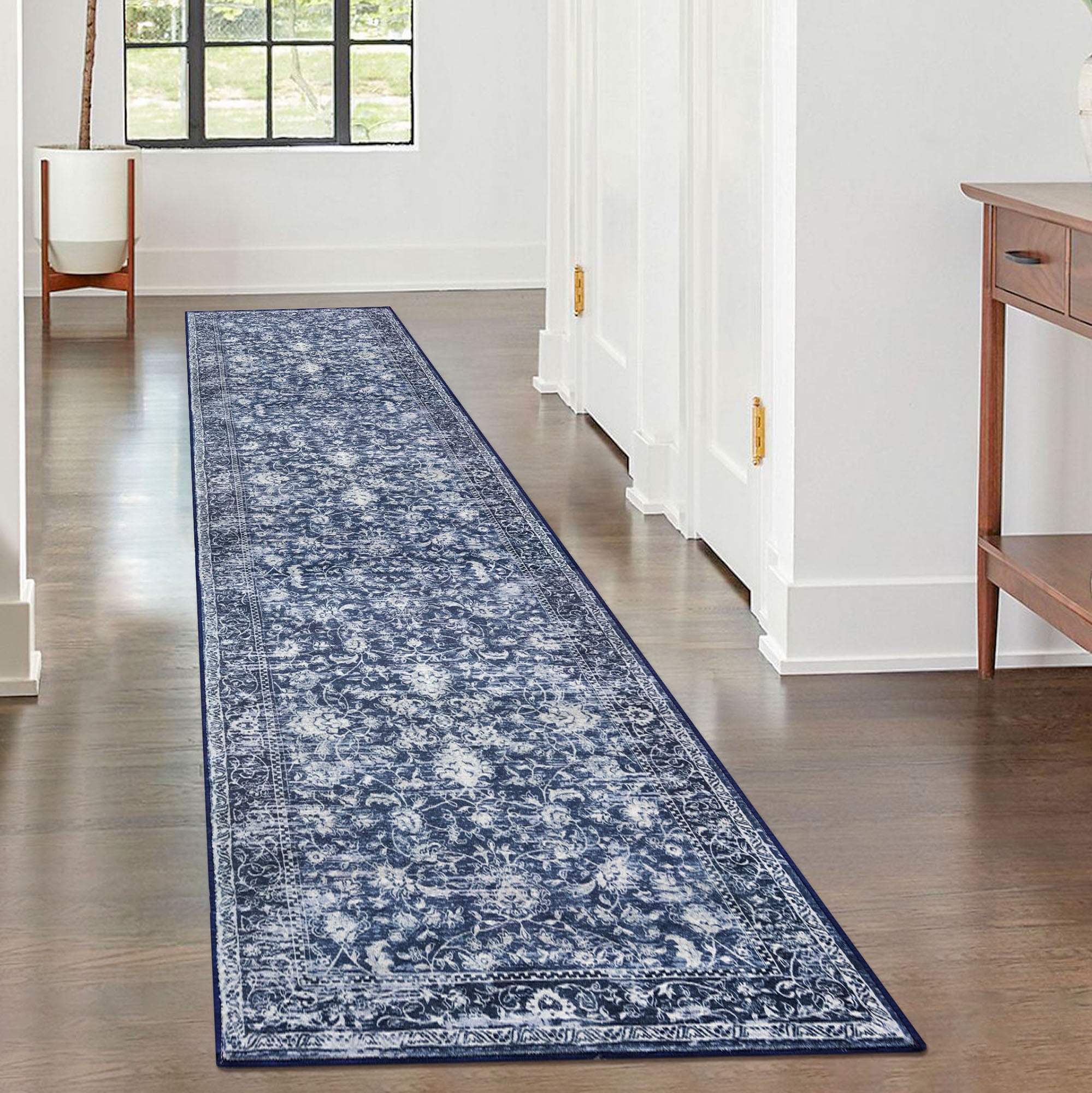 iOhouze Hallway Runners 2x8 Washable Rug Runner Kitchen Runners Vintage ...