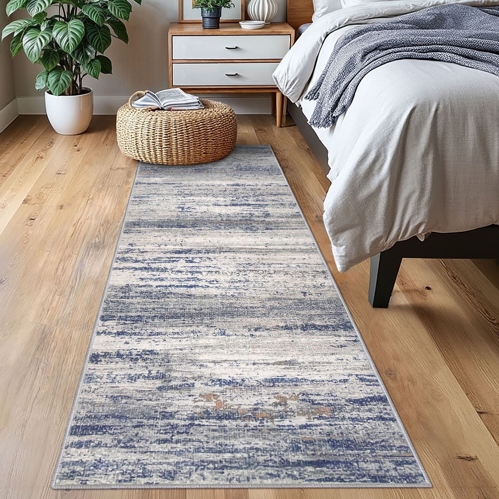 iOhouze Runner Rug 2x7 Kitchen Runner Rugs Non-Slip Washable Soft Print ...
