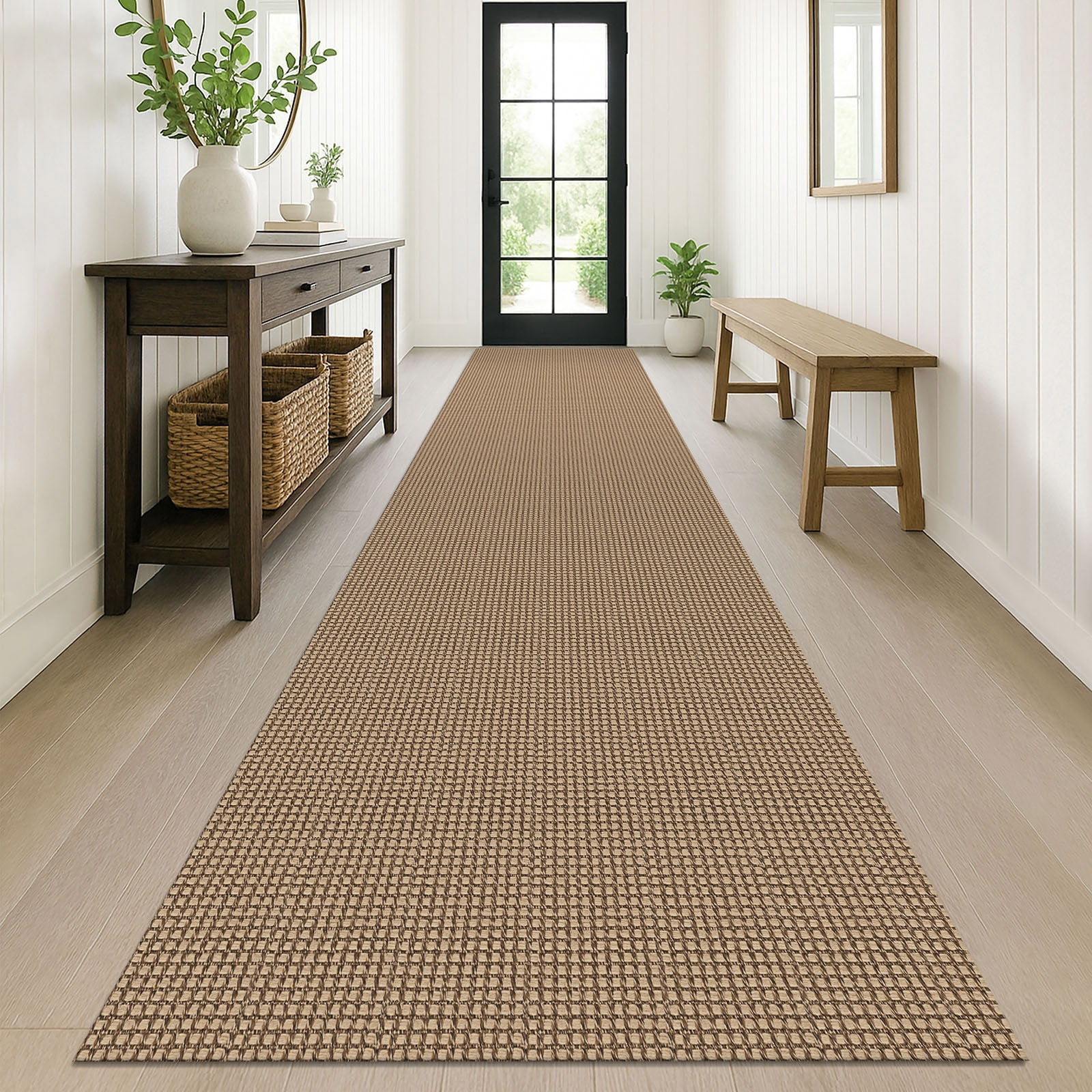 iOhouze Runner Rug for Hallway 3x12 ft Washable Long Hall Carpet Runner ...