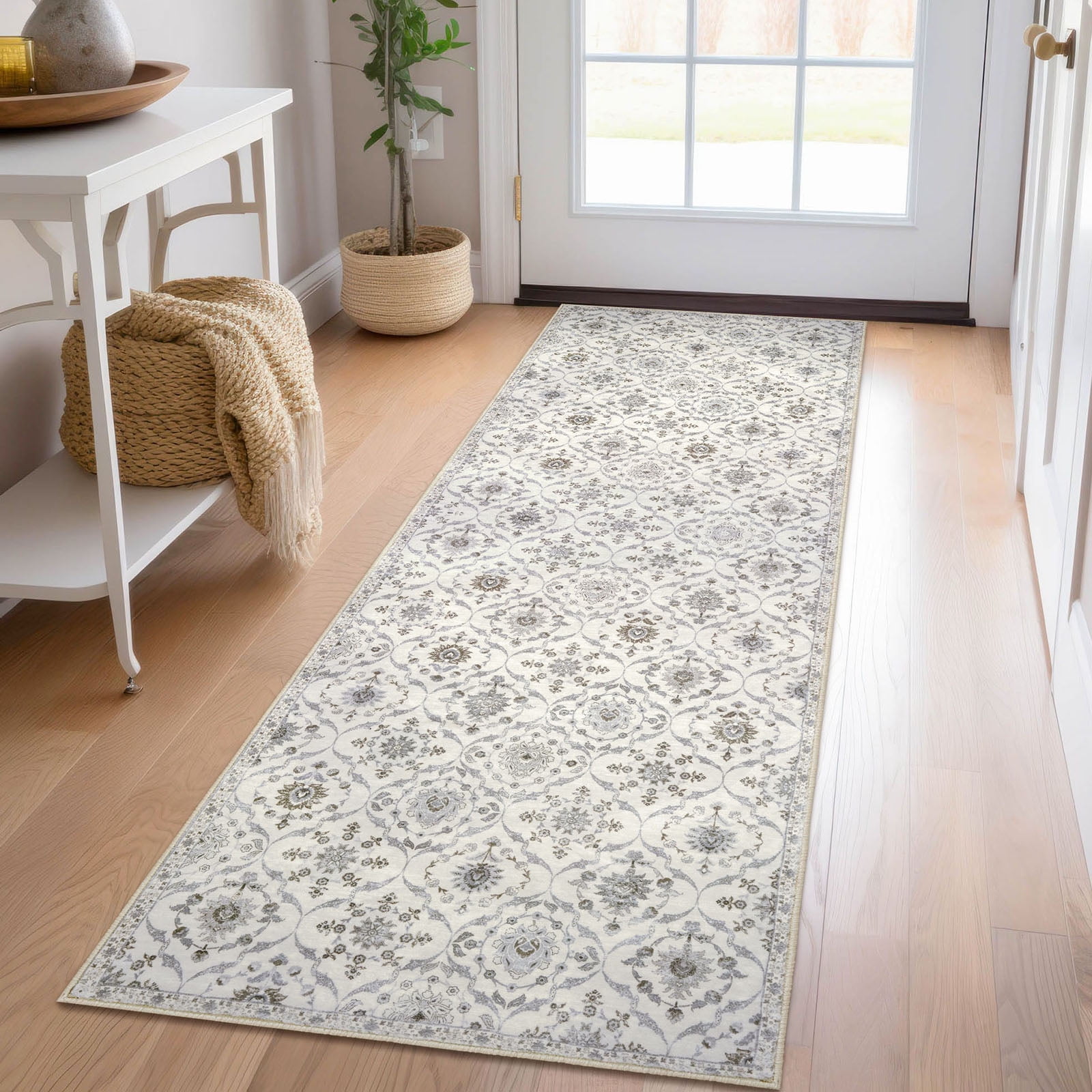 iOhouze Runner Rug for Hallways 2x6 Washable Runners Low Pile Soft Non ...