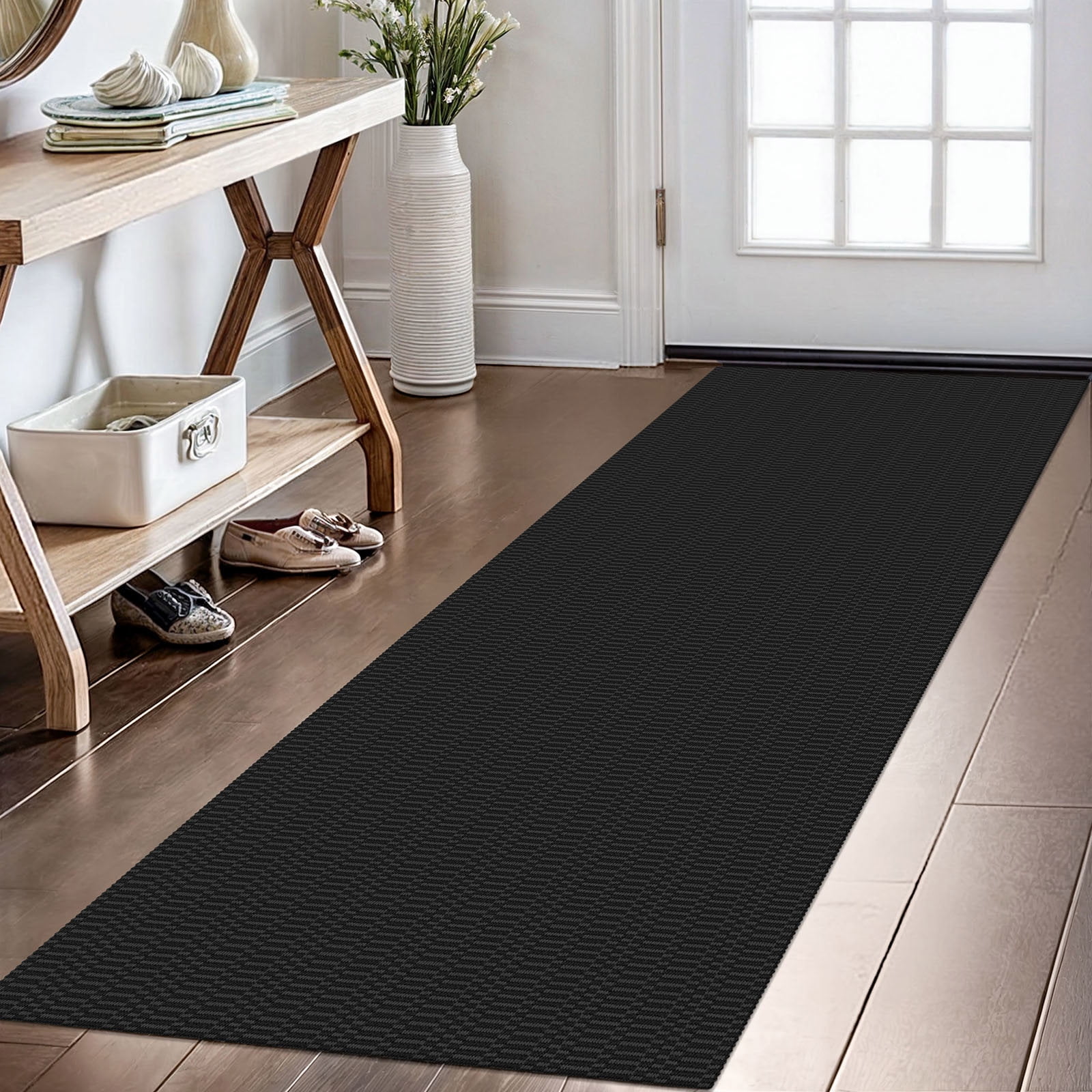 iOhouze Washable Cotton Runner Rug for Hallways, Entryway, Kitchen, and ...