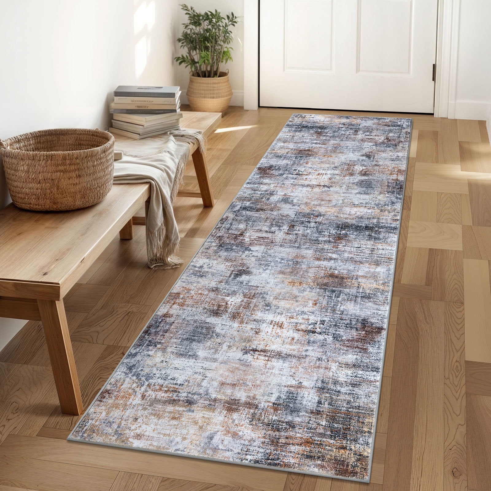 iOhouze Runner Rugs 2x6 Washable Runner Rug for Hallways Non Slip ...