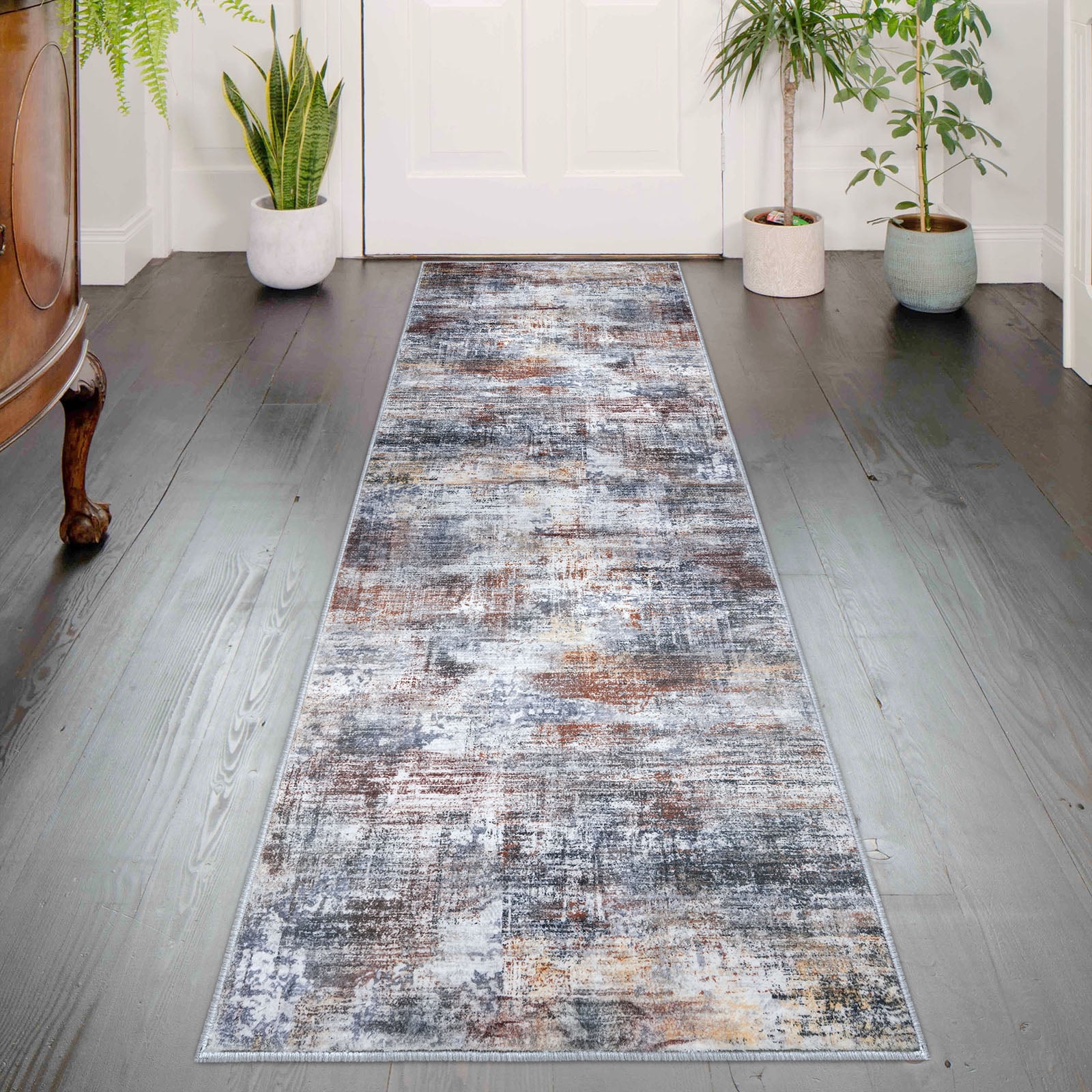 iOhouze Runner Rugs 2x6 Washable Runner Rug for Hallways Non Slip ...