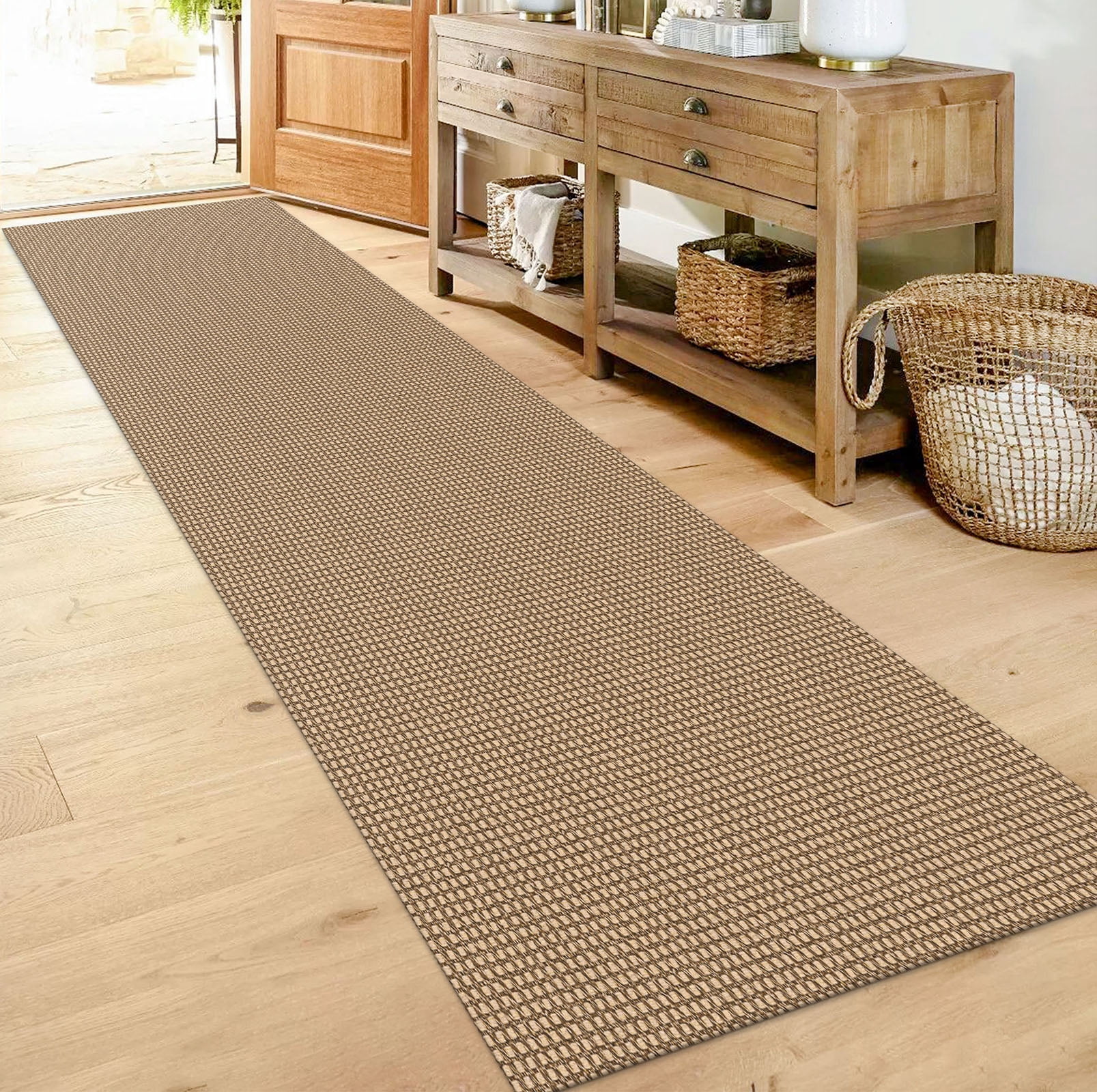 iOhouze Runners Rugs 2.6x10 ft Washable Boho Hallway Runner Rugs with ...