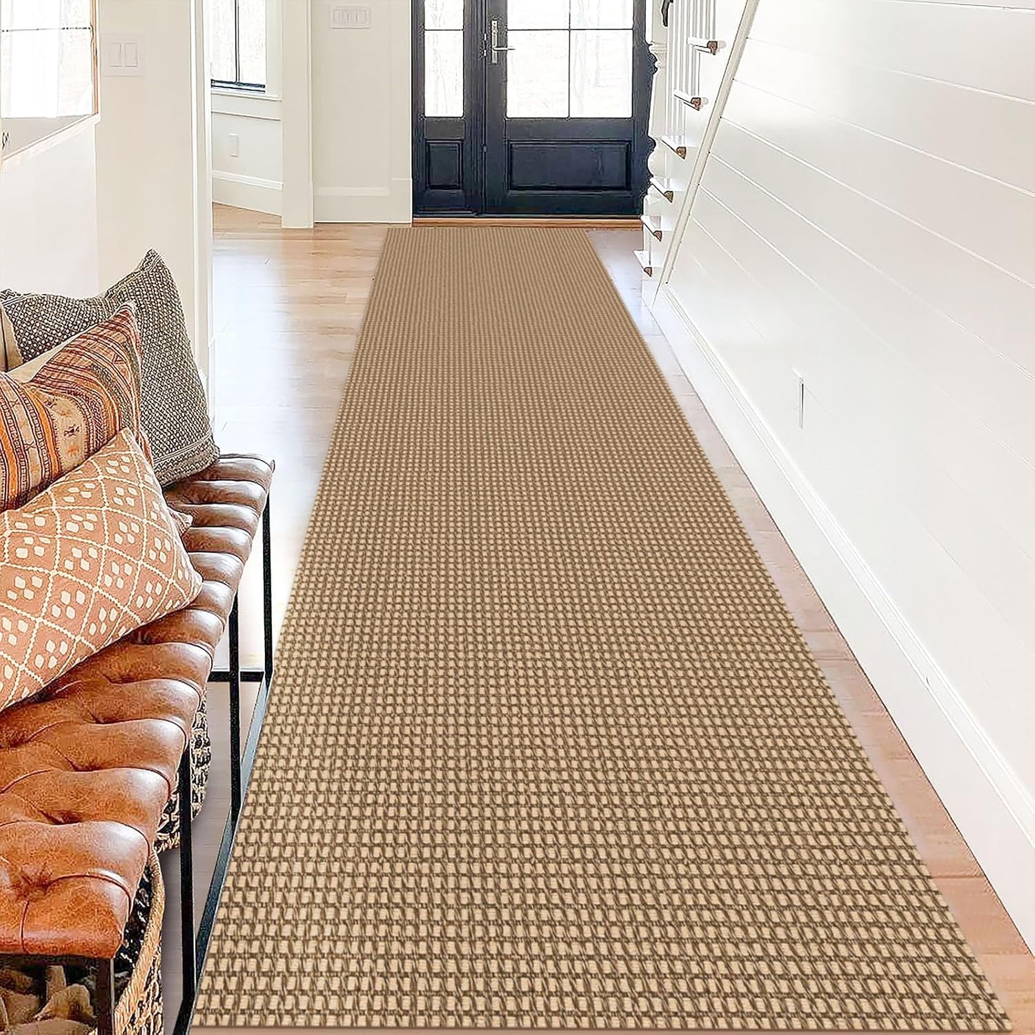 iOhouze Runners Rugs 2.6x14 ft Washable Boho Hallway Runner Rugs with ...