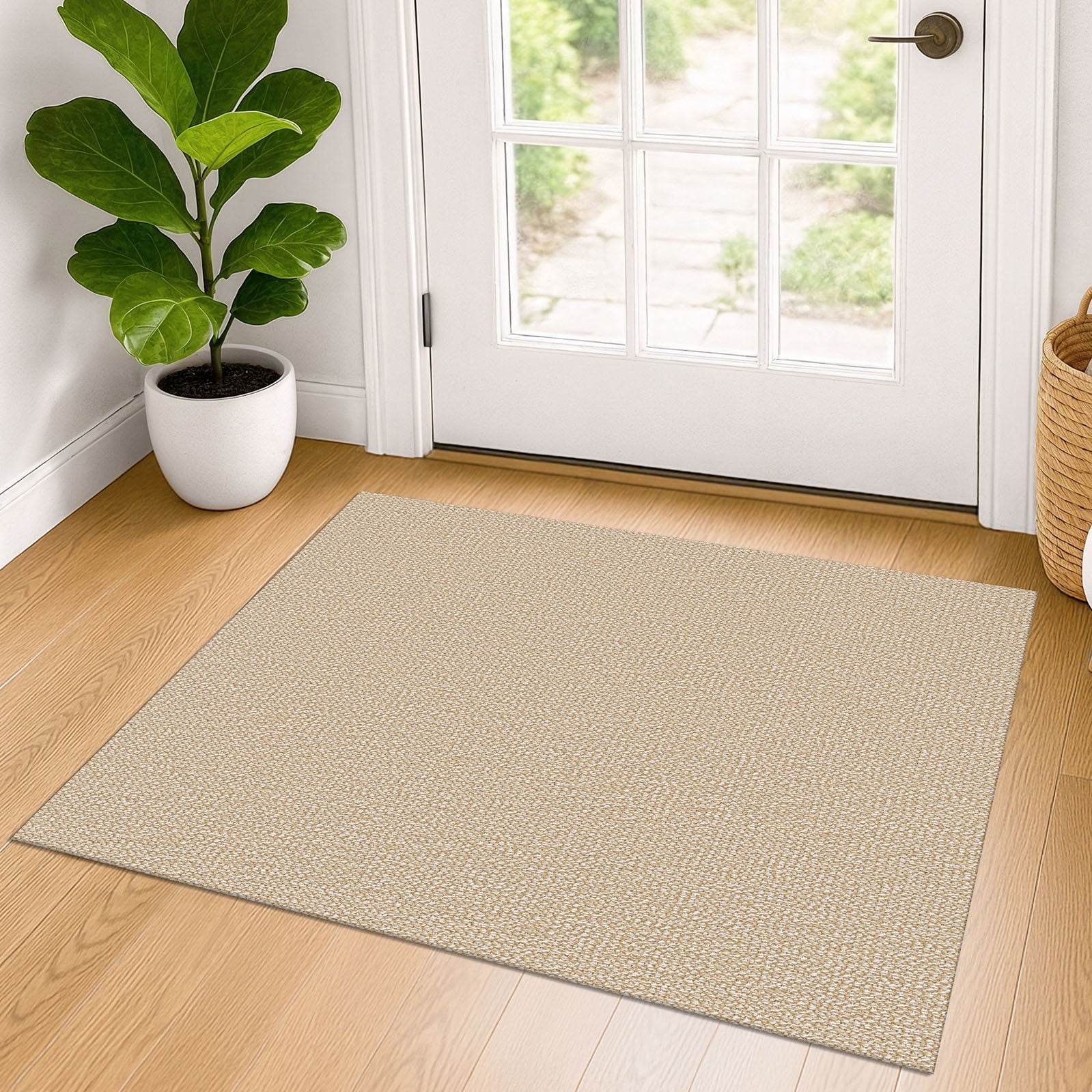 iOhouze Small Rugs 2x3 Washable Entryway Braided Cotton Rug with Rubber ...