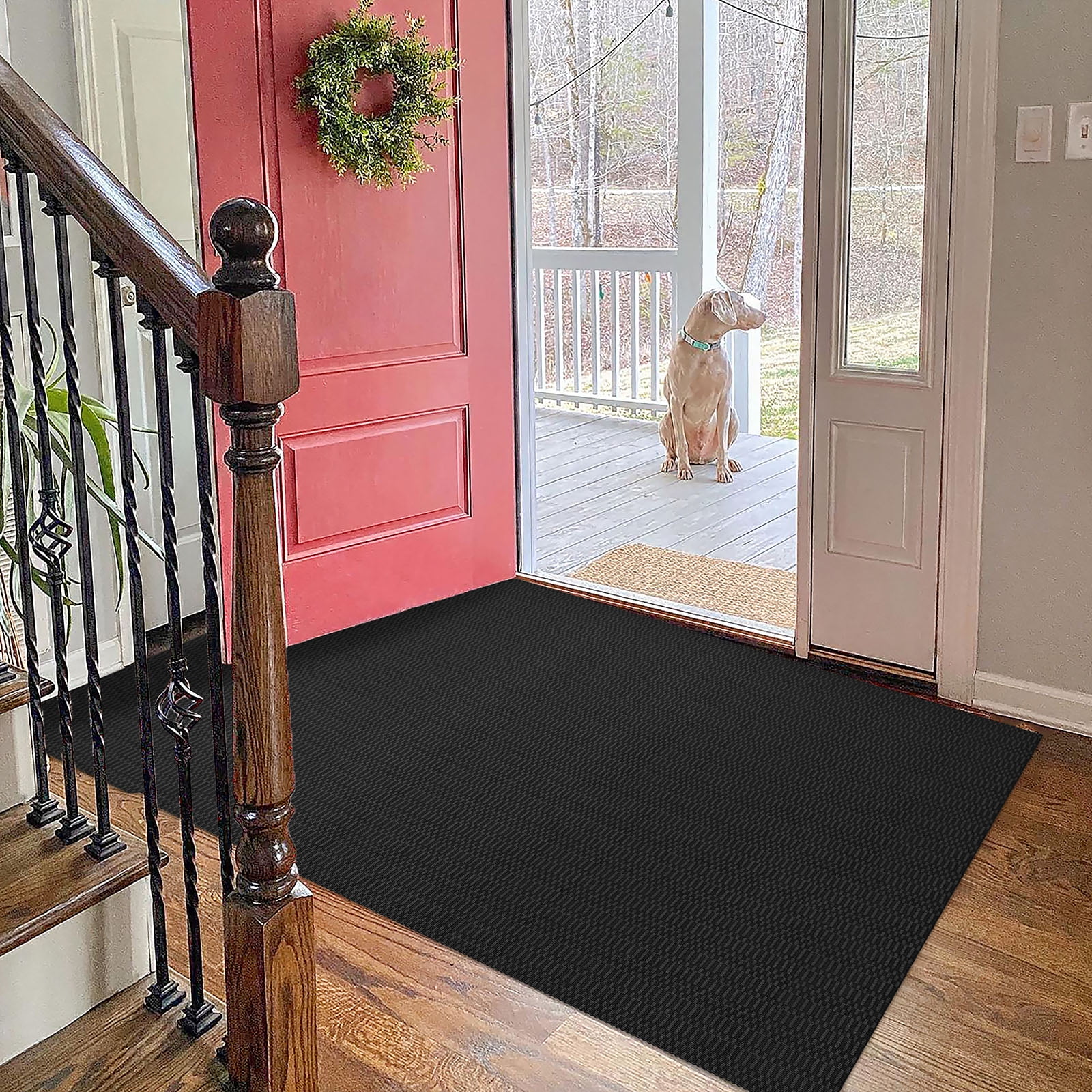 iOhouze Washable Rugs 3x5 ft Area Rugs Cotton Entryway Rugs Rubber ...