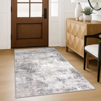 Sage Green Rising Sun Runner Rug Non Slip 2.7x5 Minimalist Wavy Sunrays ...