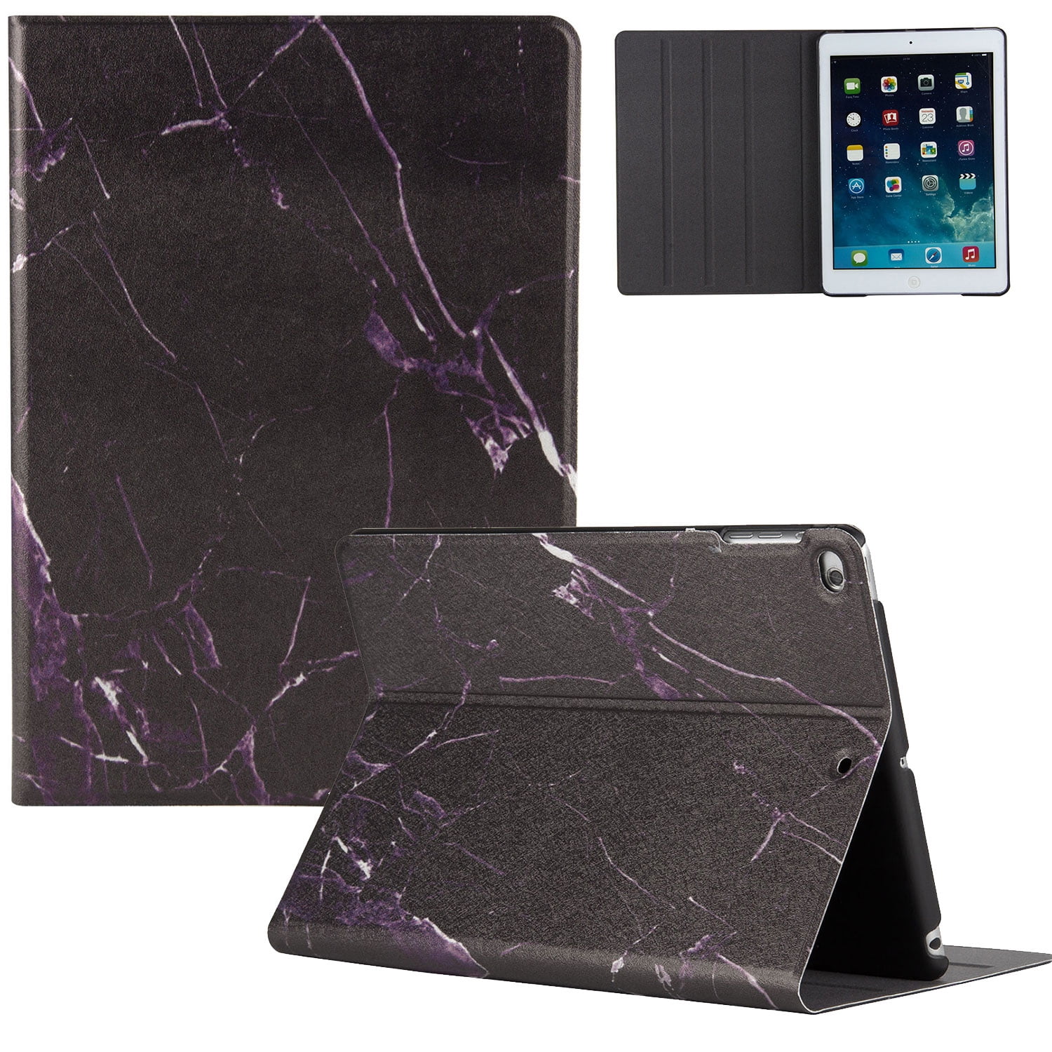 iPad 10.2" 7th Generation Case, Allytech Slim Fit Premium PU Leather ...