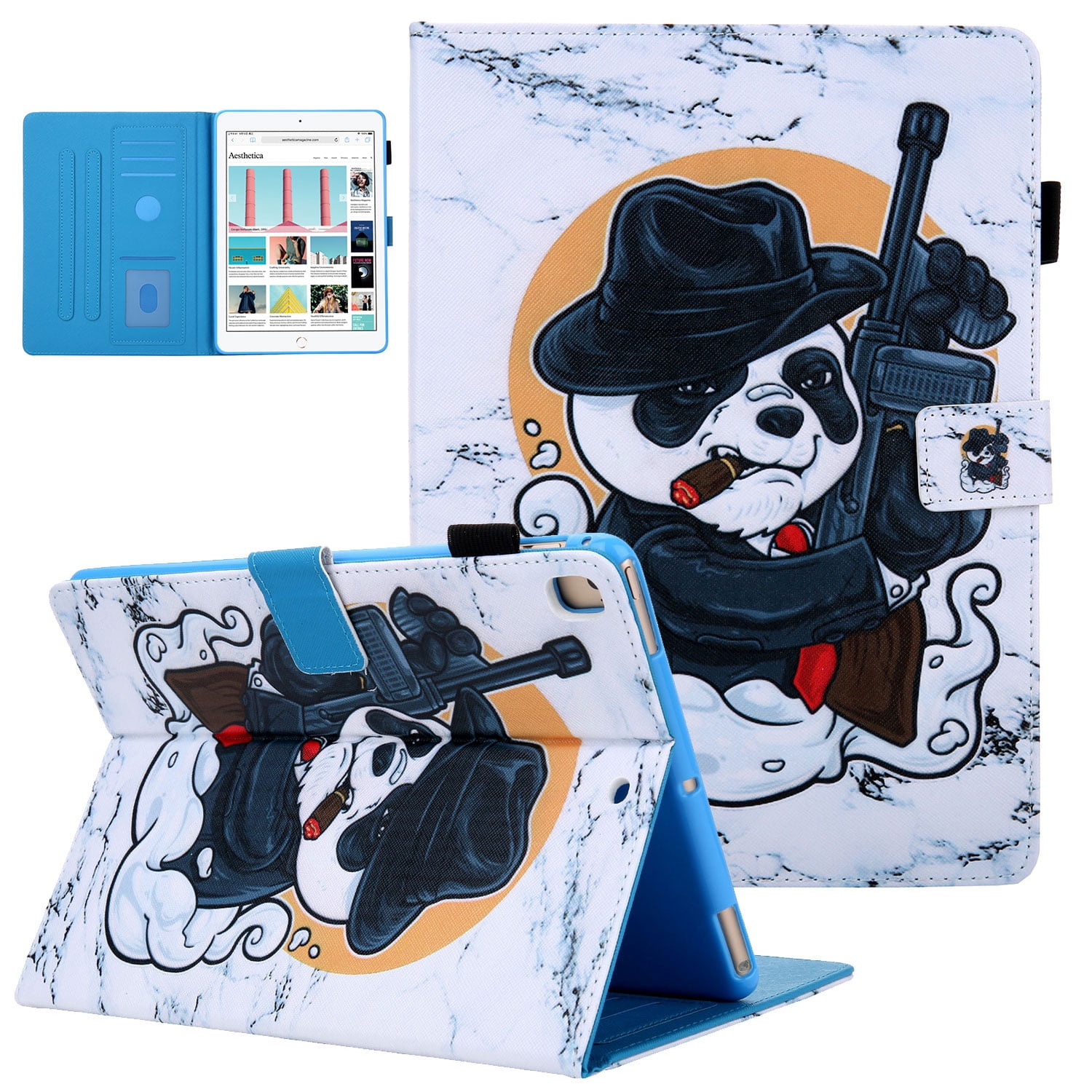 iPad 10.2 Case for iPad 8th 7th Gen 2020 2019, Allytech PU Leather Slim ...