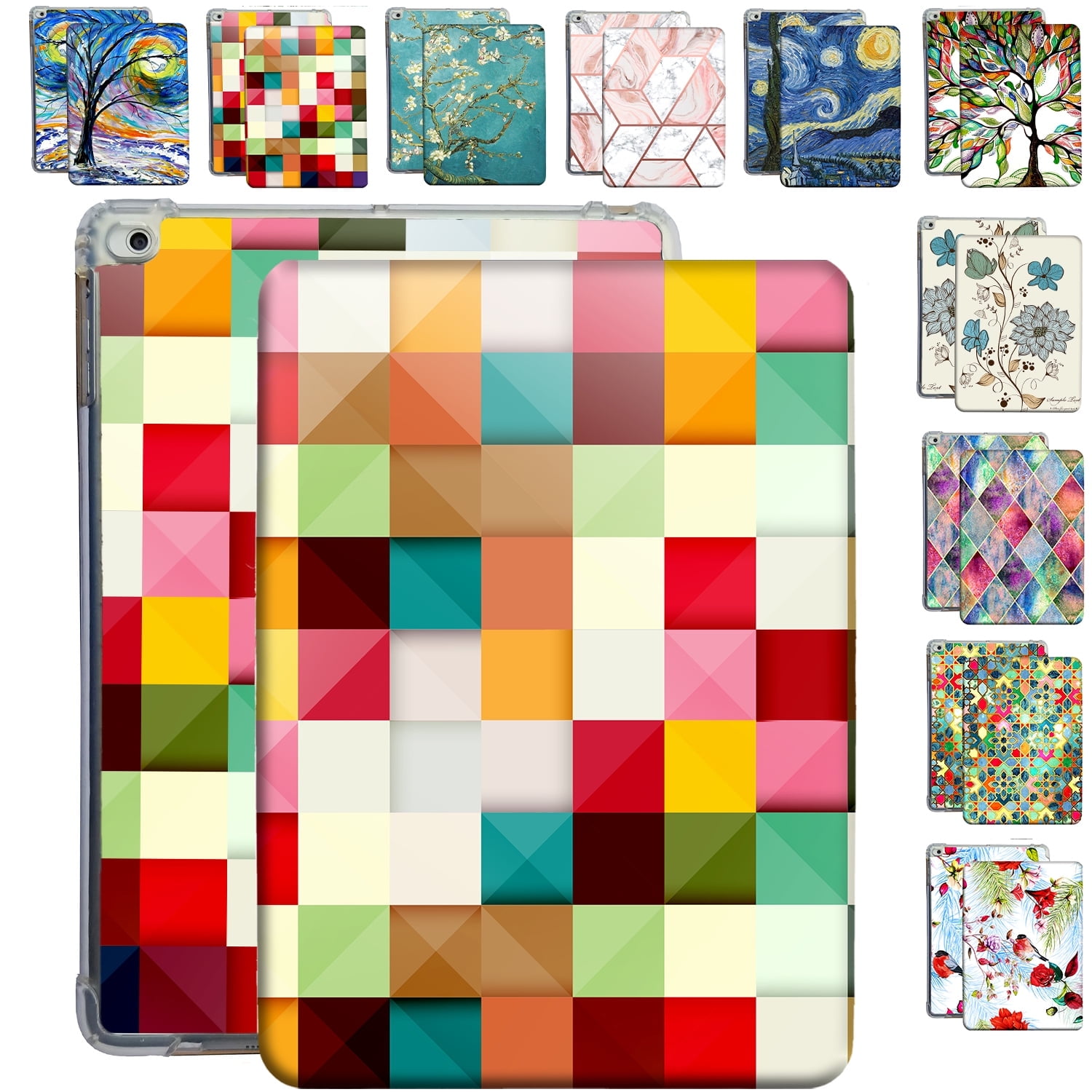 iPad 10.2 inch 9 8 7 Gen Printed Case A2602 MK2K3LL/A MK2L3LL/A A2604 ...
