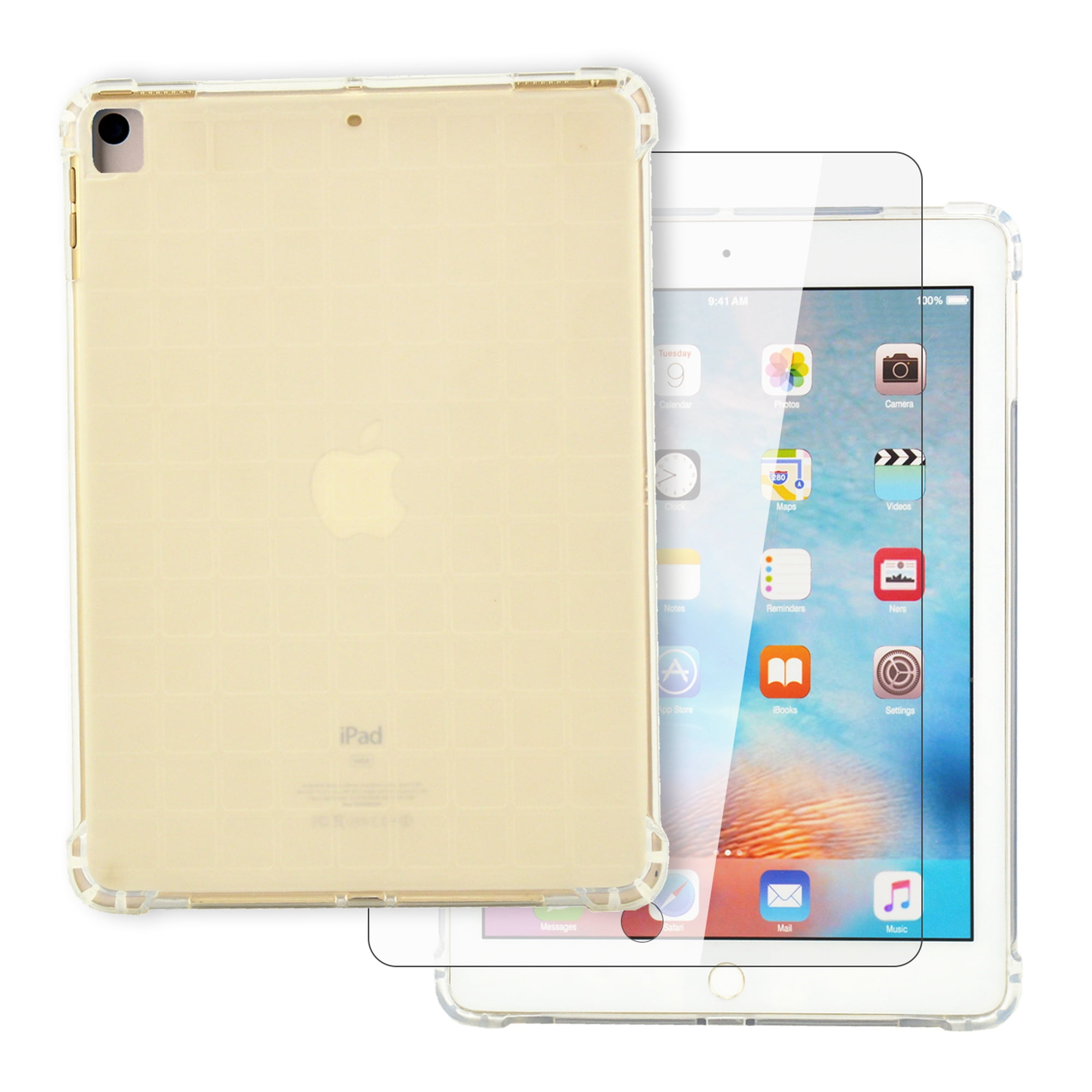 iPad 10.5 Case with Tempered Glass Screen Protector, Dteck Lightweight ...
