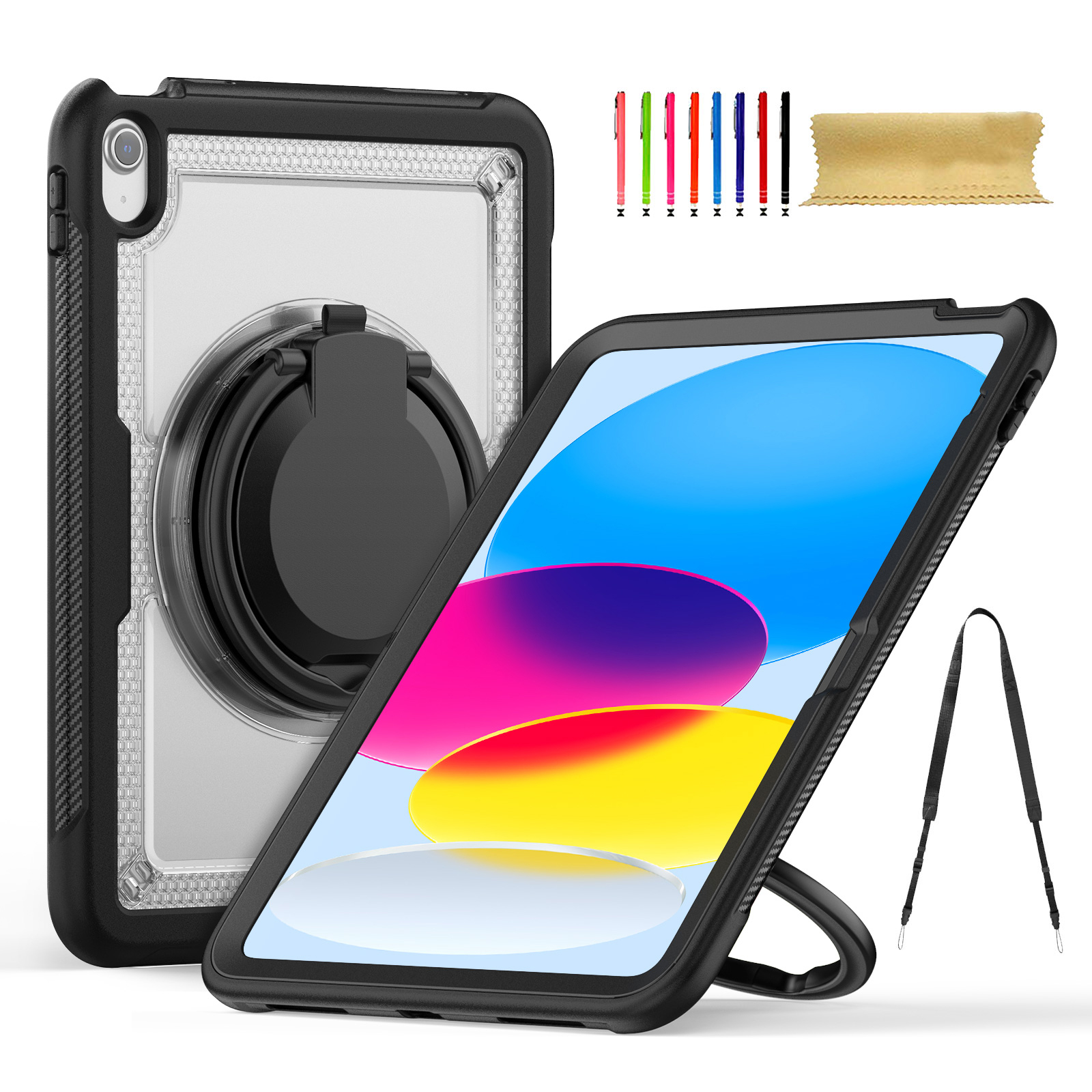 for iPad (A16) 11th Gen 2025 Case, Shockproof Rugged Protective Case ...