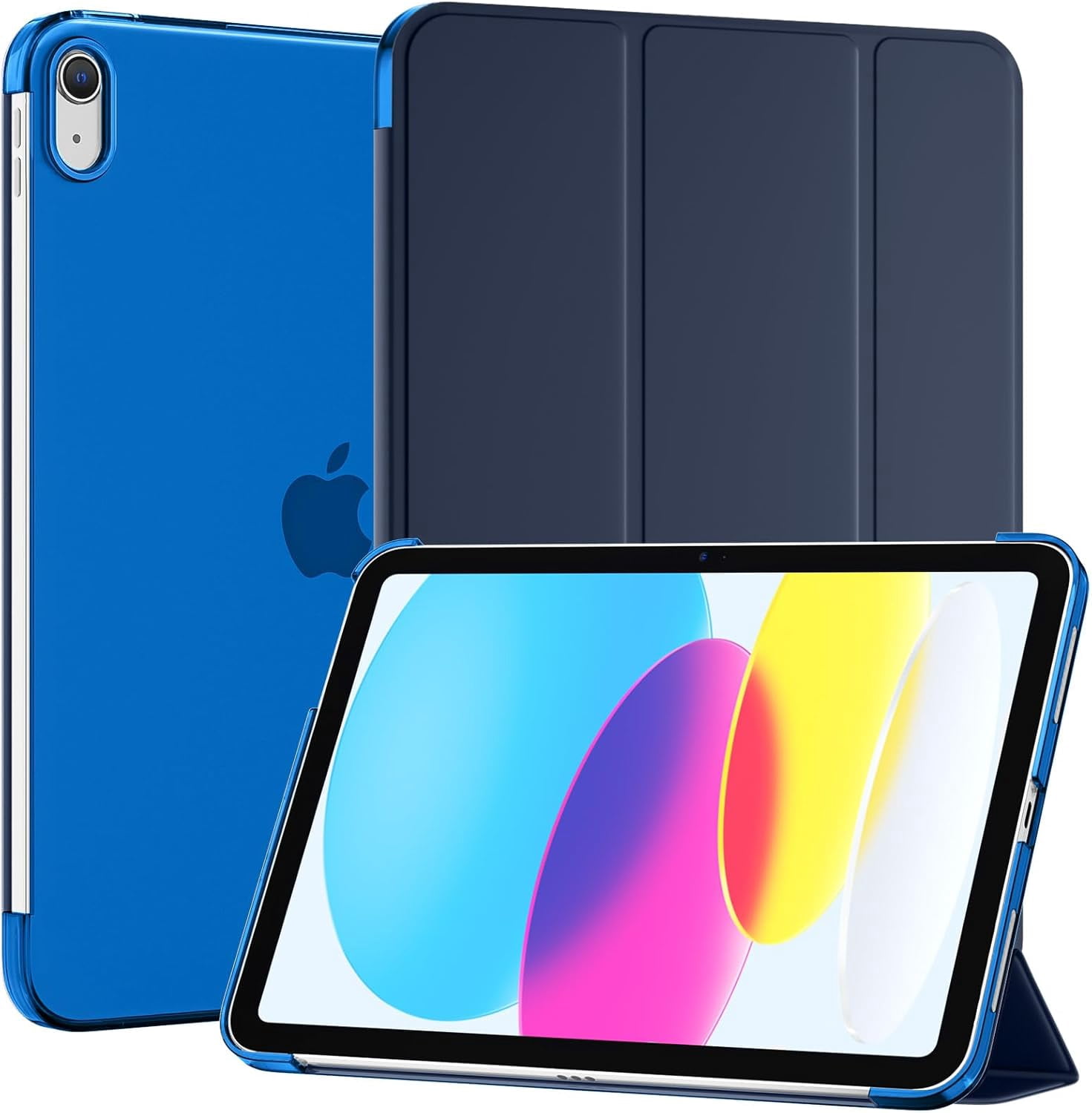for iPad 10th Generation Case 10.9 inch 2022, Slim Stand Hard PC ...