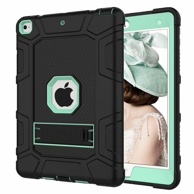 iPad 5th Gen Case,iPad 6th Gen Case, Dteck Shockproof Stand Kids Case ...