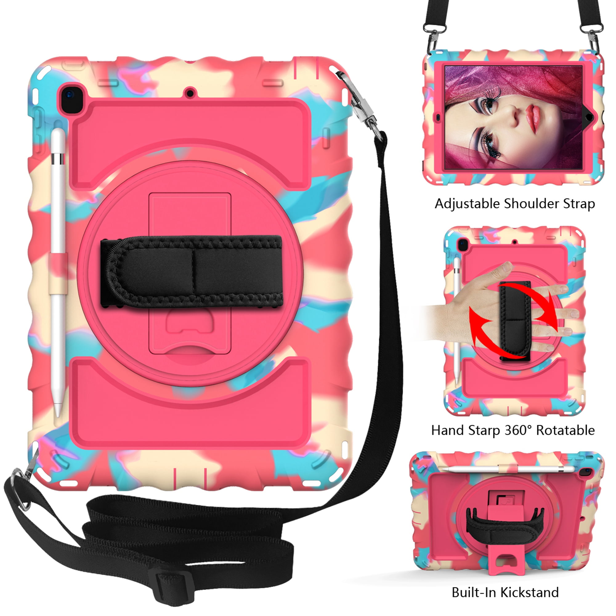 iPad 6th / 5th Generation Case + PET Screen Protector, iPad Pro 9.7 ...