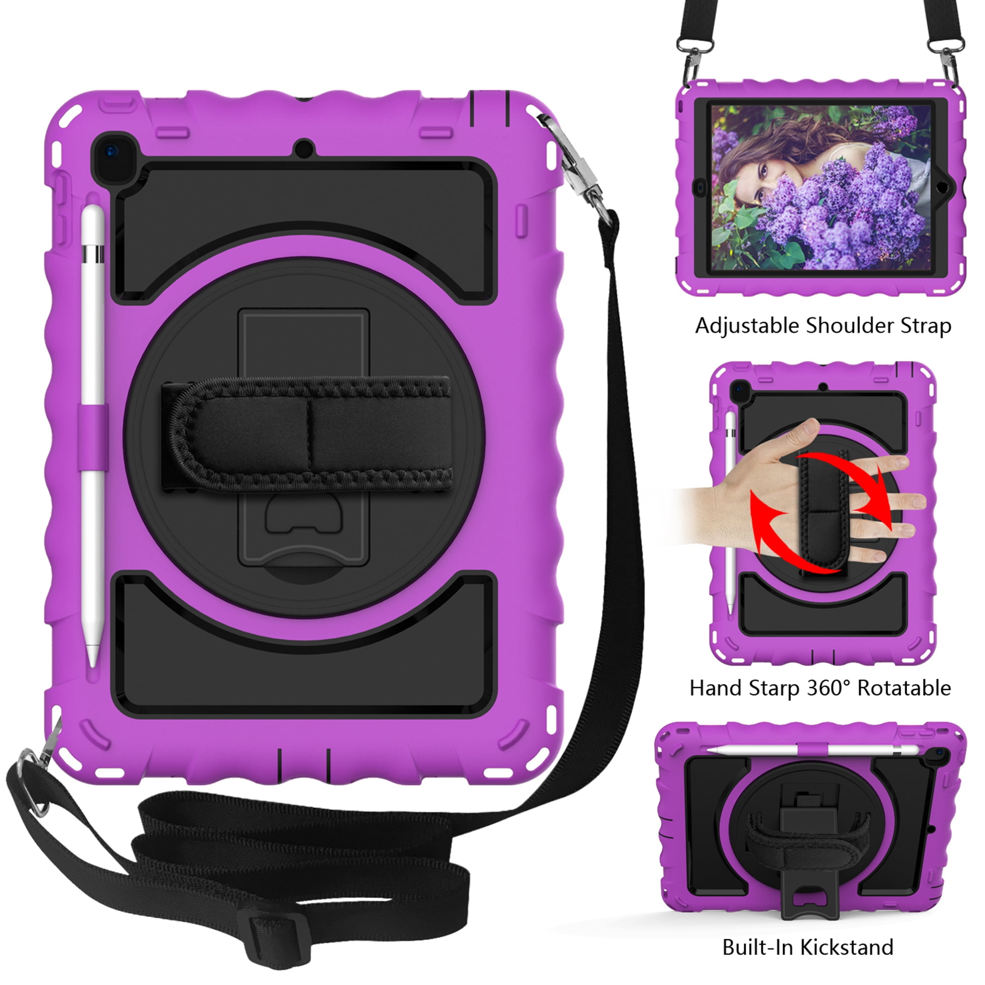 iPad 6th / 5th Generation Case with PET Screen Protector, iPad Pro 9.7 ...