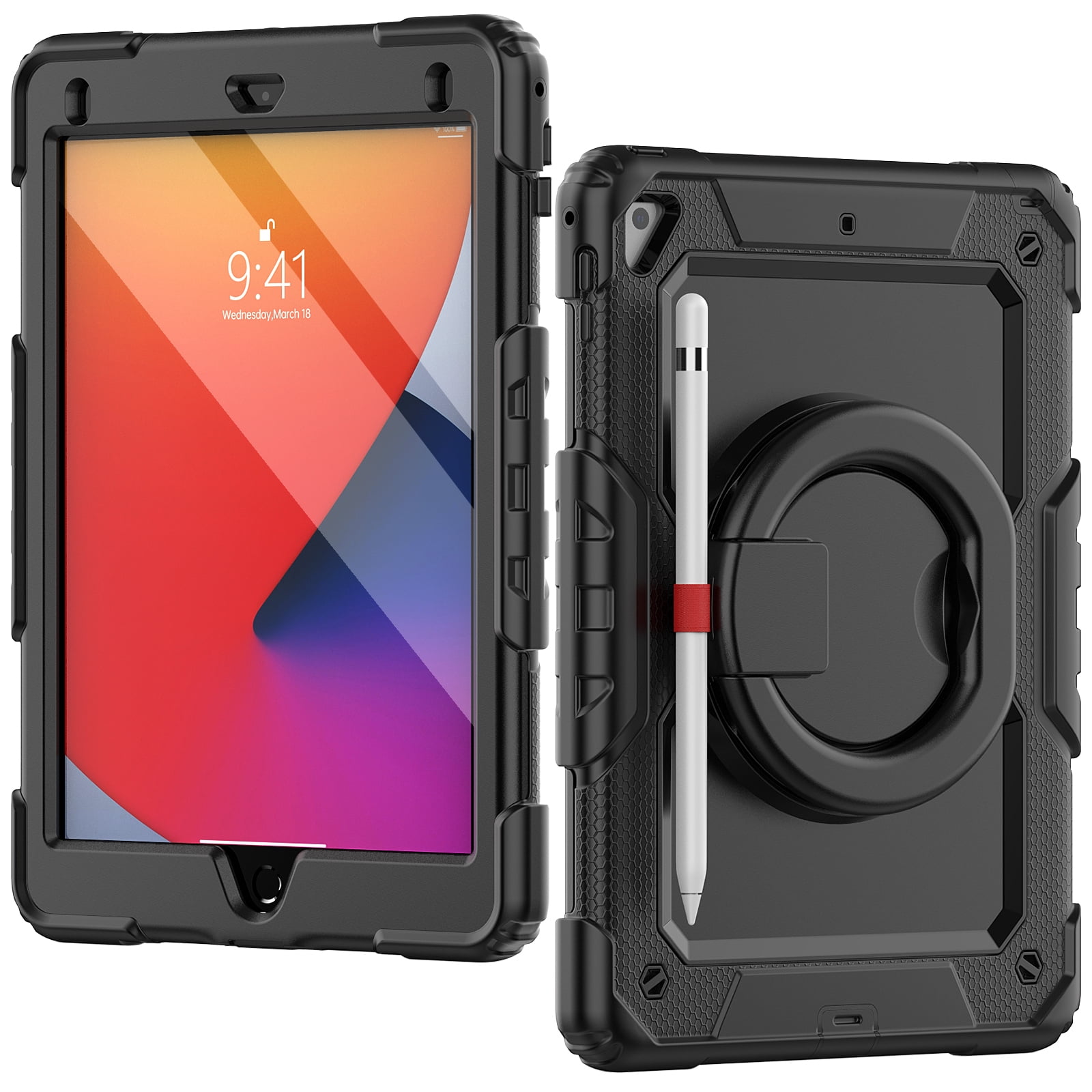 iPad 6th Generation Case with Built in Screen Protector, iPad 5th Gen ...