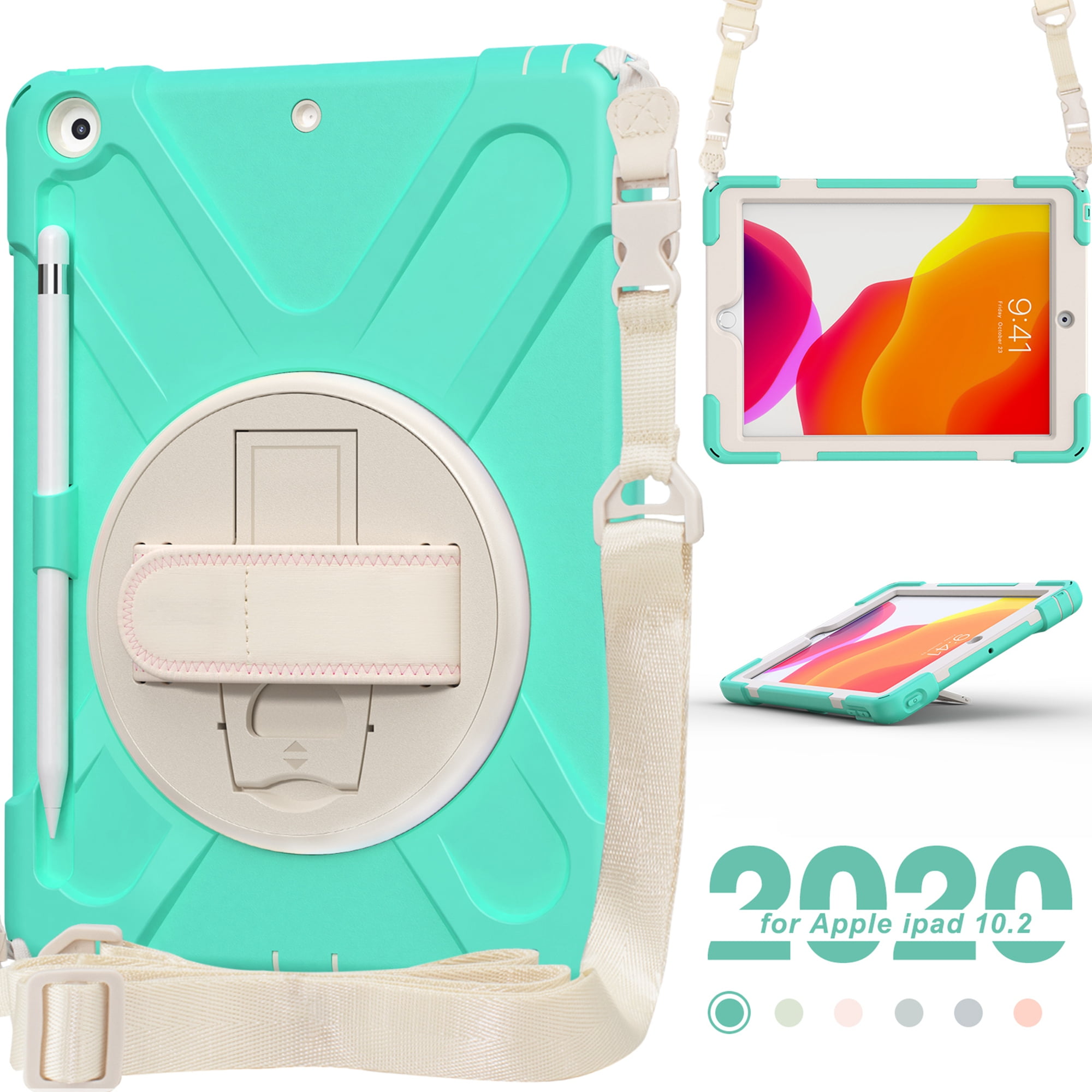 iPad 8th Generation Case, iPad 7th Gen Case, Dteck Shockproof Case for ...
