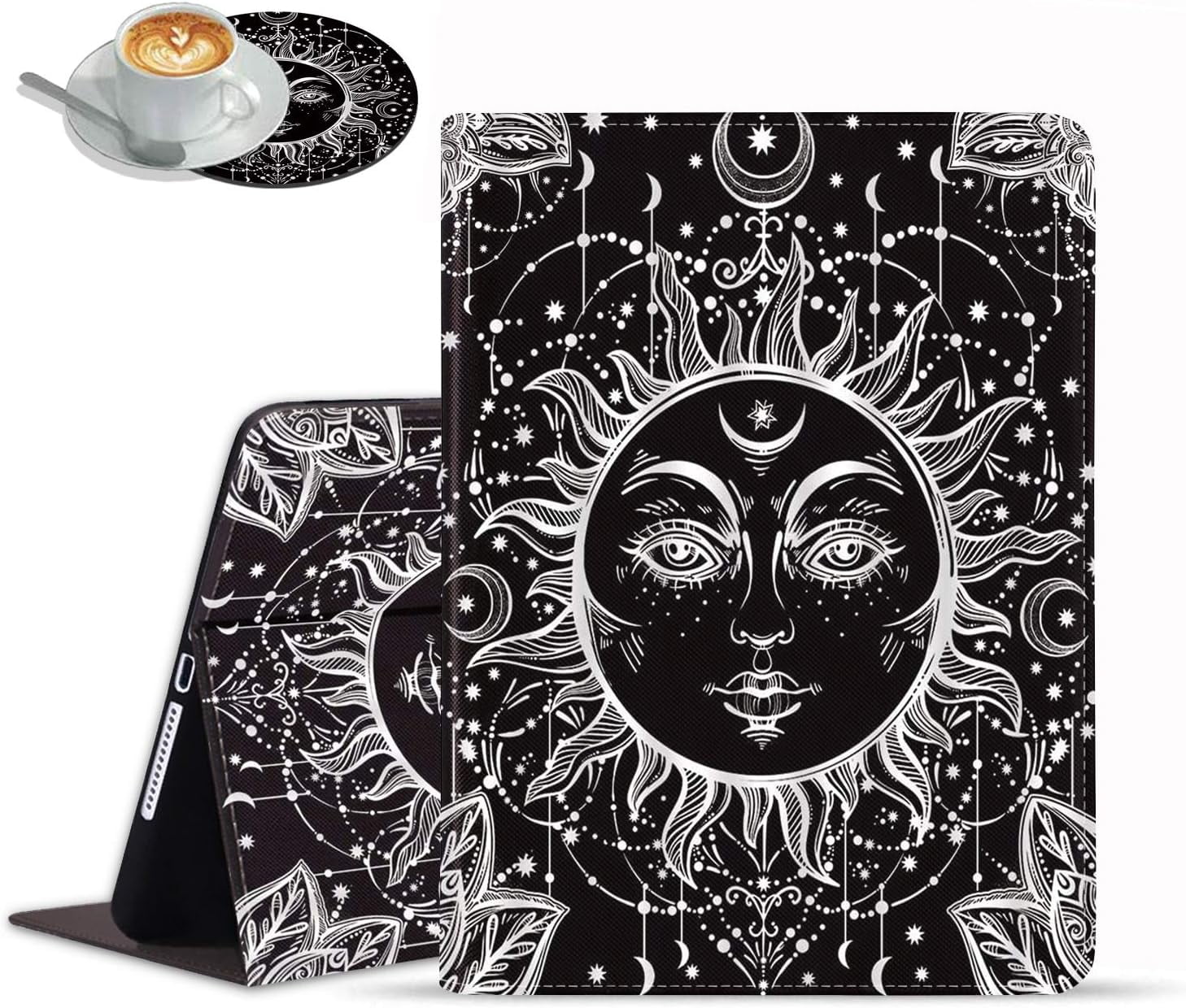 iPad 9.7 2018/2017 Case,iPad Air/Air 2 Case,Multi-Angle Viewing Anti ...