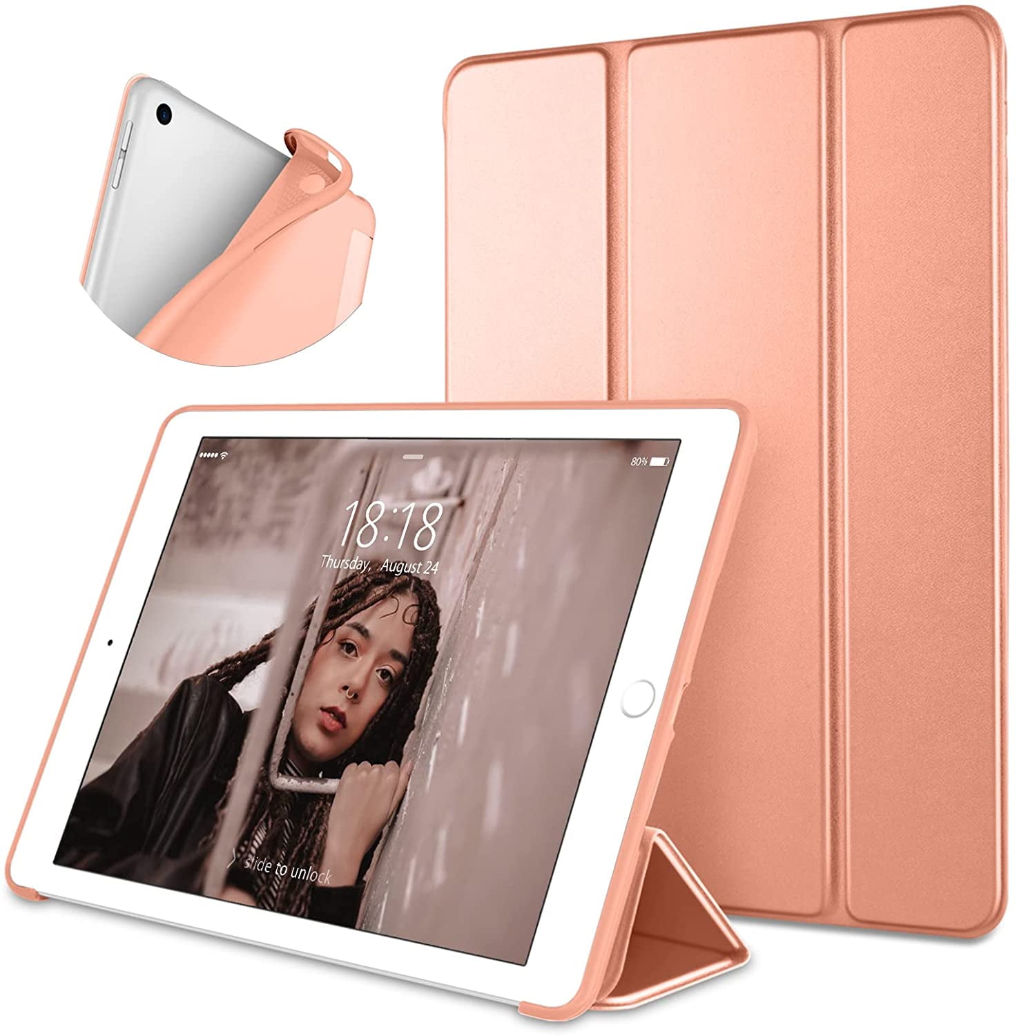 for iPad 9.7 Case 2018 iPad 6th Generation Case / 2017 iPad 5th Generation Case, Slim Fit ...