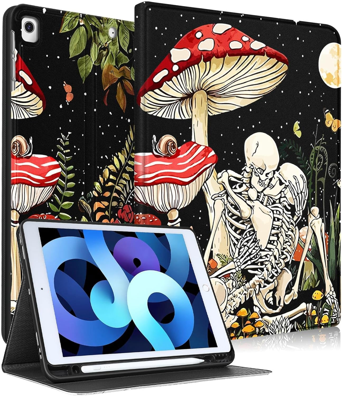 for iPad 9th/8th/7th Generation Case 10.2 Inch Girls Women Cute Skull ...