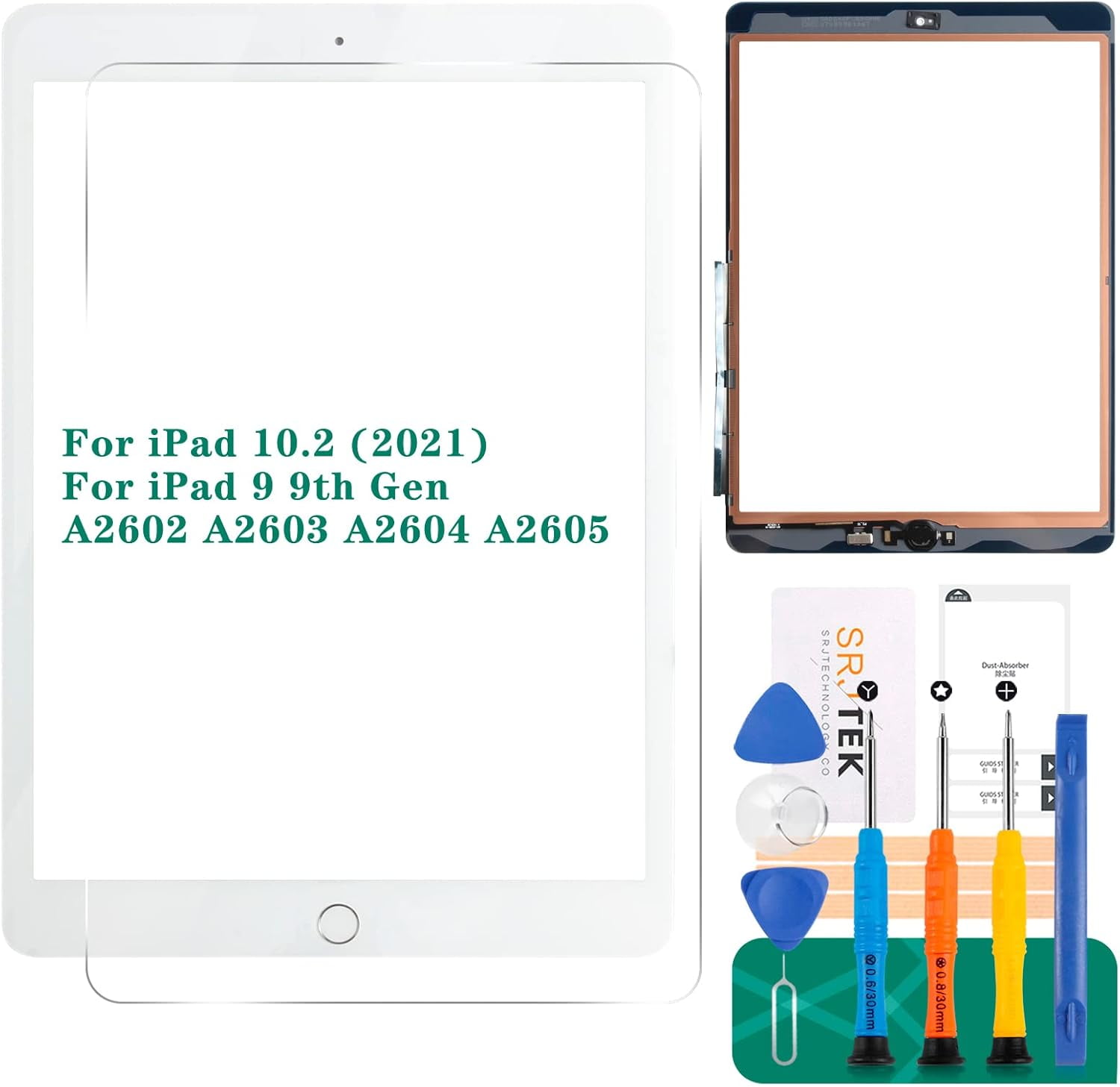 for iPad 9th Gen Generation Touch Screen for iPad 9 A2602 Screen ...