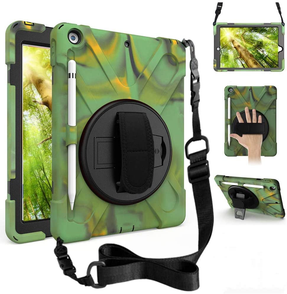 iPad 9th Generation Case, iPad 8th/7th Generation 10.2 Case with Pencil ...