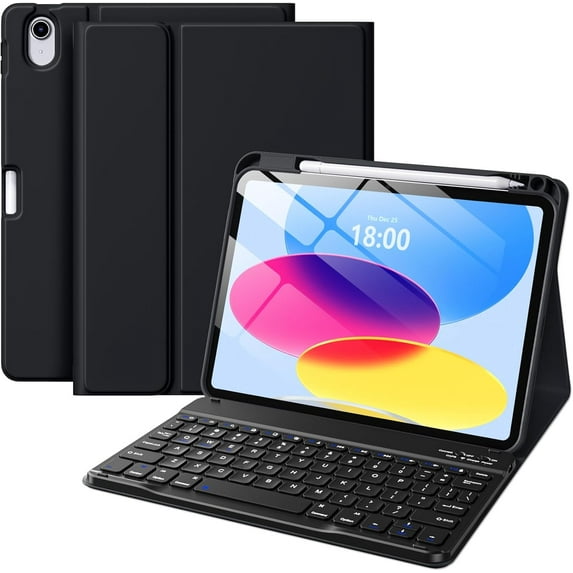 for iPad (A16) 11th/10th Generation Case with Keyboard - Detachable ...