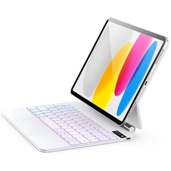 For iPad (A16) 11th &10th generation Case with Keyboard,Backlight Multi ...