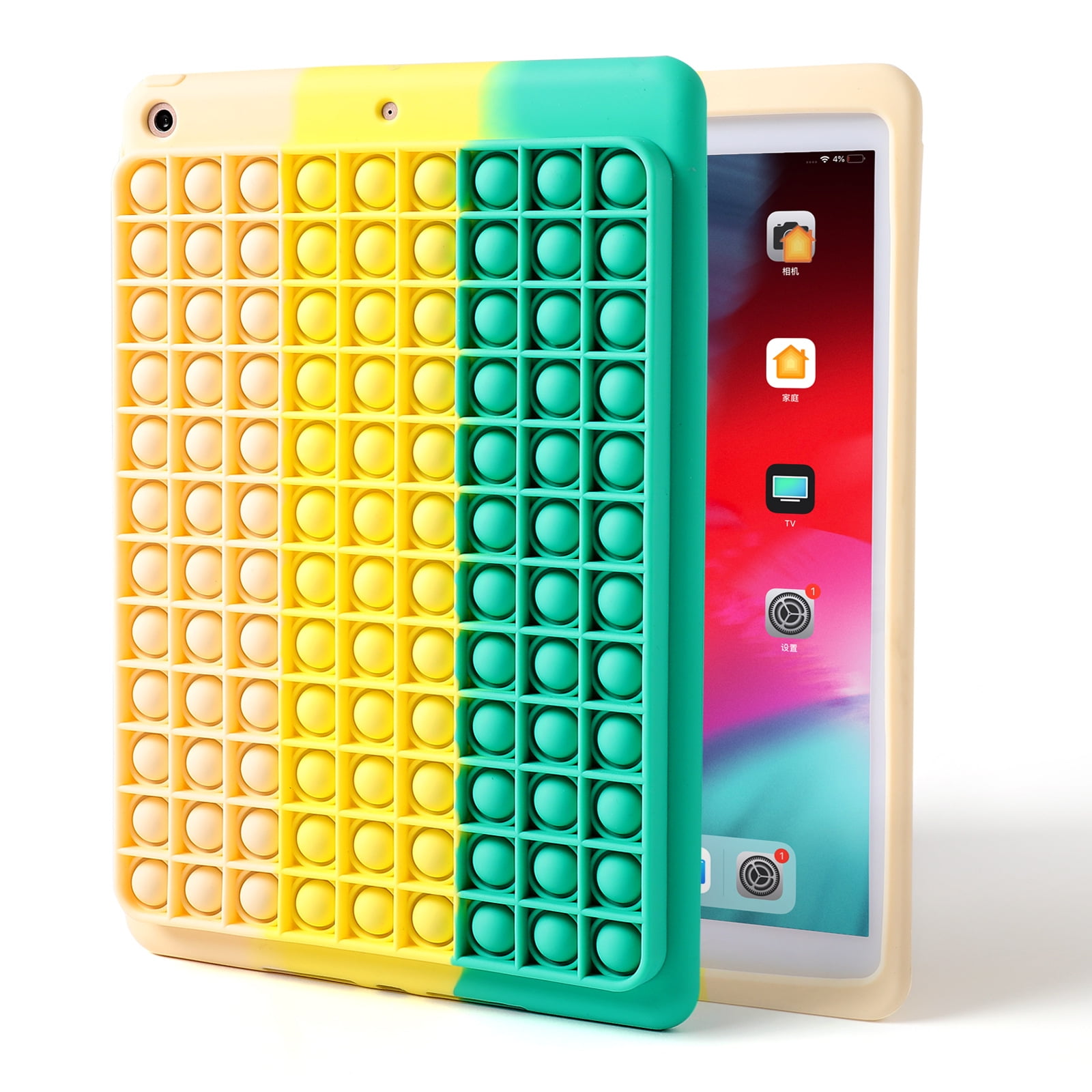 iPad Air 10.9 inch Case, GMYLE Cute Carrying Case Fidget Push Bubble ...