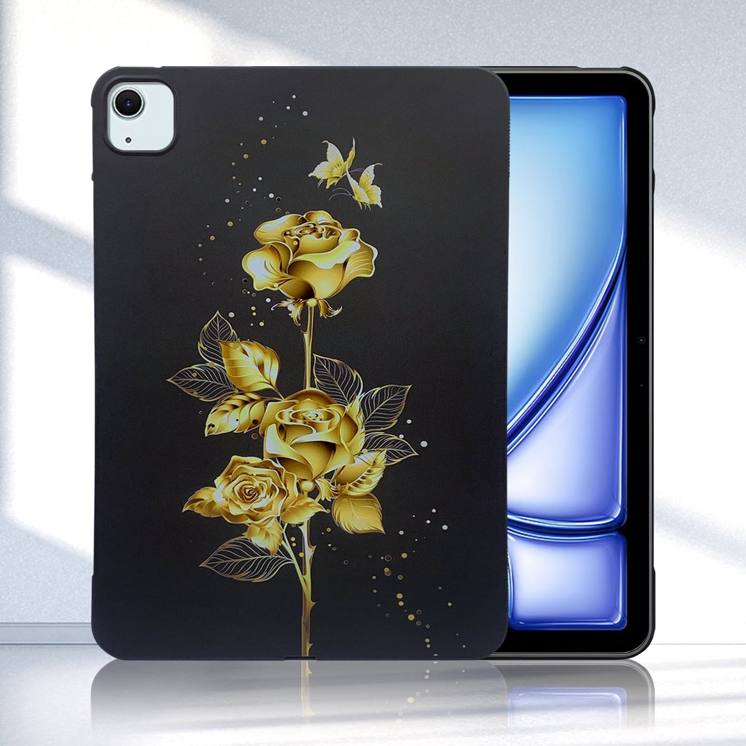for iPad Air 11 2024 M2 (Air 6th Generation) Floral Pattern Case ...