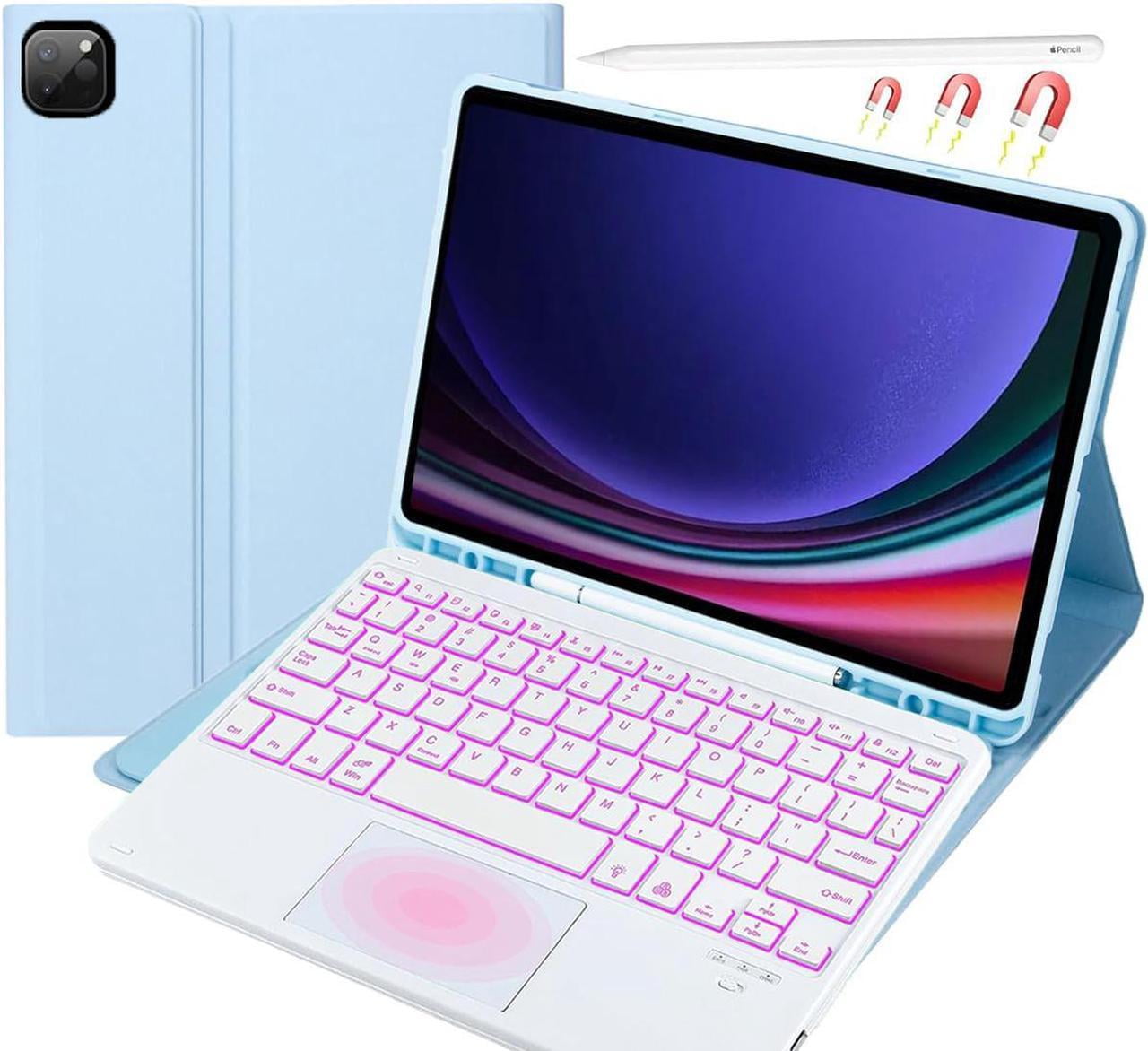 for iPad Air 13 inch Keyboard Case M2 2024, Detachable Bluetooth ...