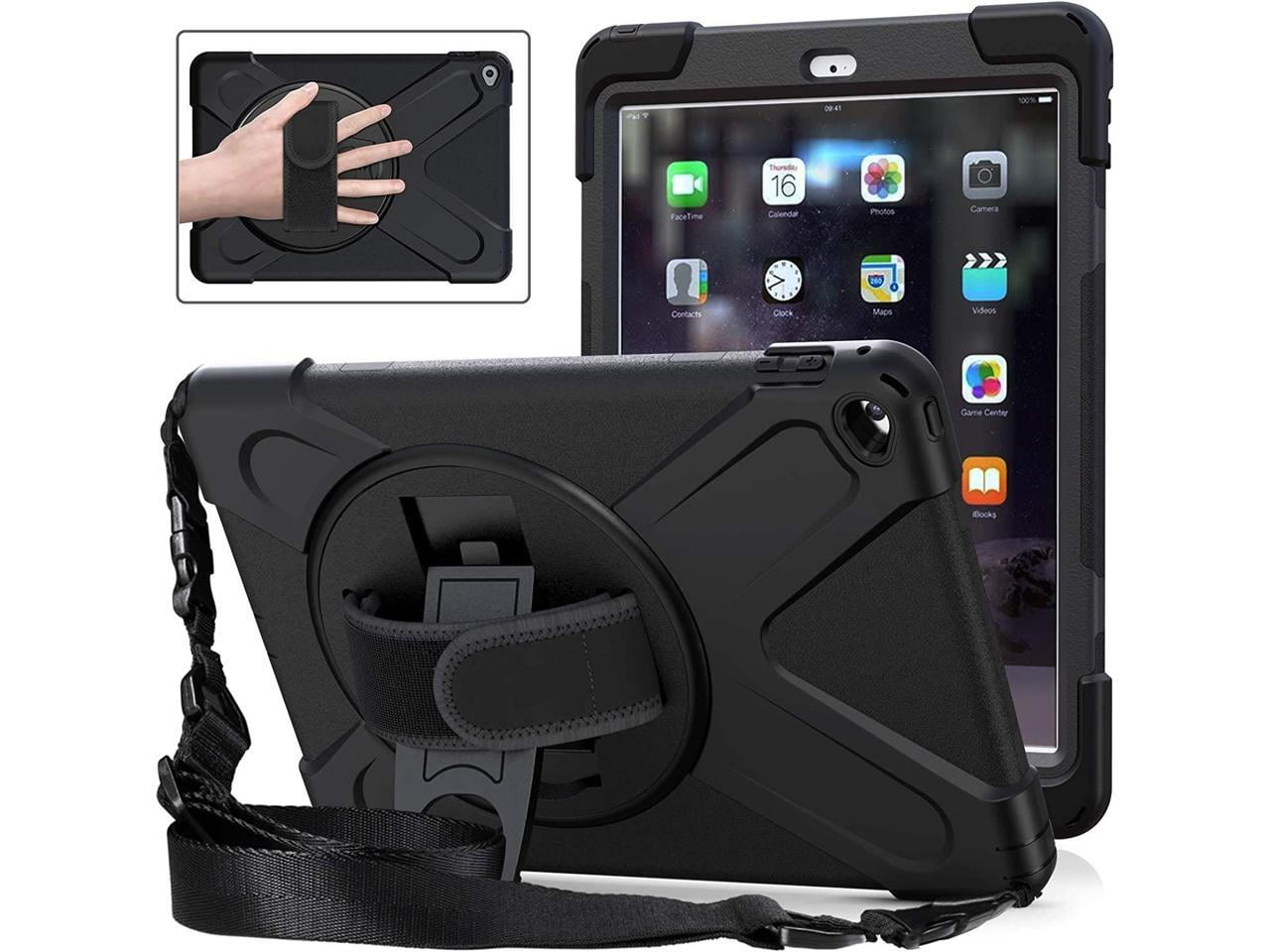 iPad Air 2 Case 9.7 Inch 2014 Case Model A1566 A1567 with Stand Strap ...