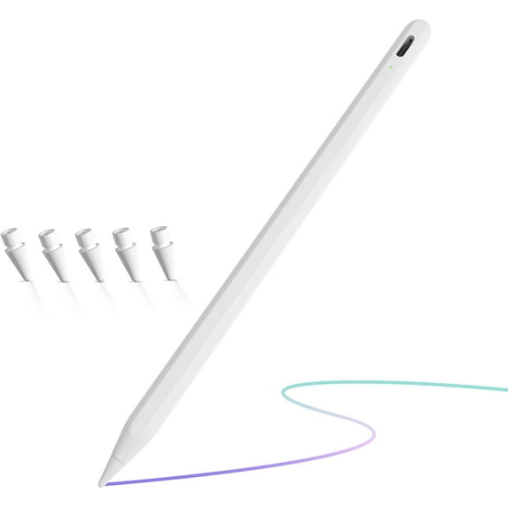 iPad Apple Pencil 9th&10th Generation, Fast Charge Stylus Pen for Palm ...