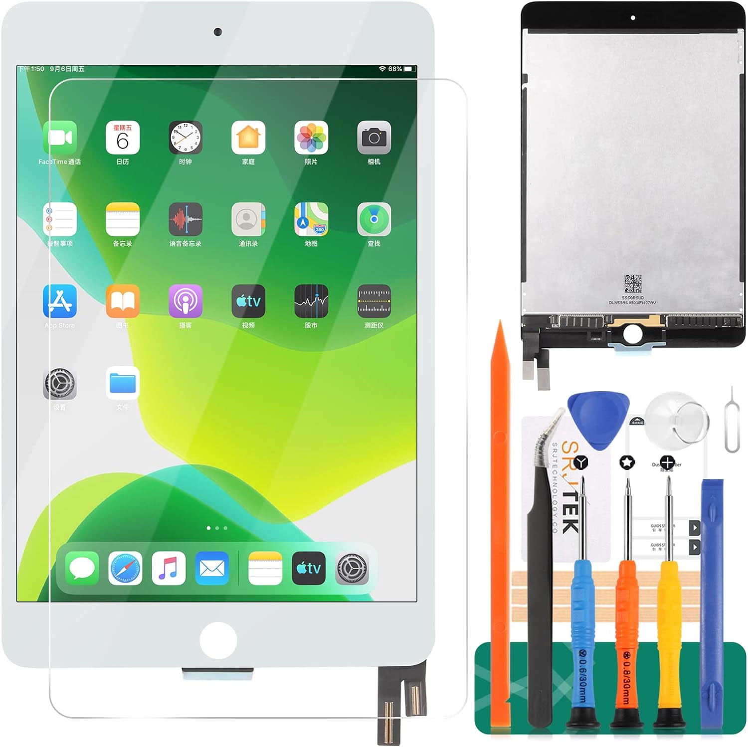 for iPad Mini 4 2015 LCD Screen Replacement for iPad Mini 4 Display ...